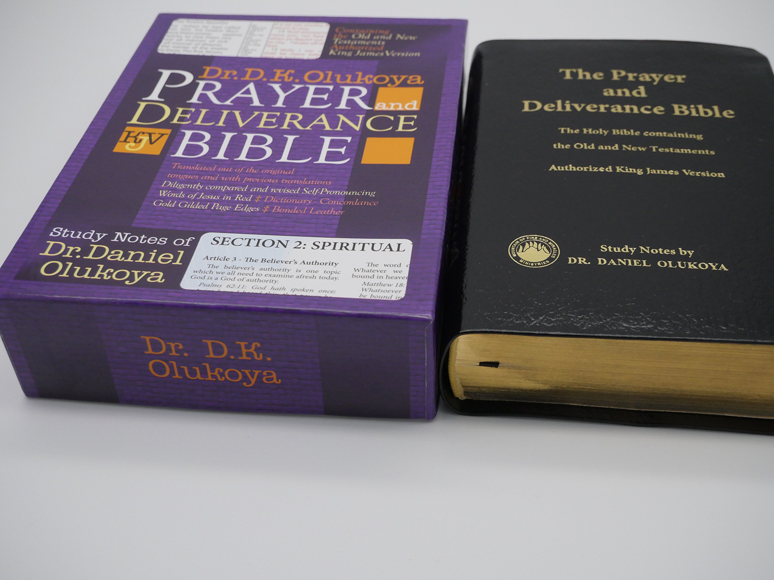 Snapklik.com : KJV Olukoya Prayer And Deliverance Bible Black Indexed
