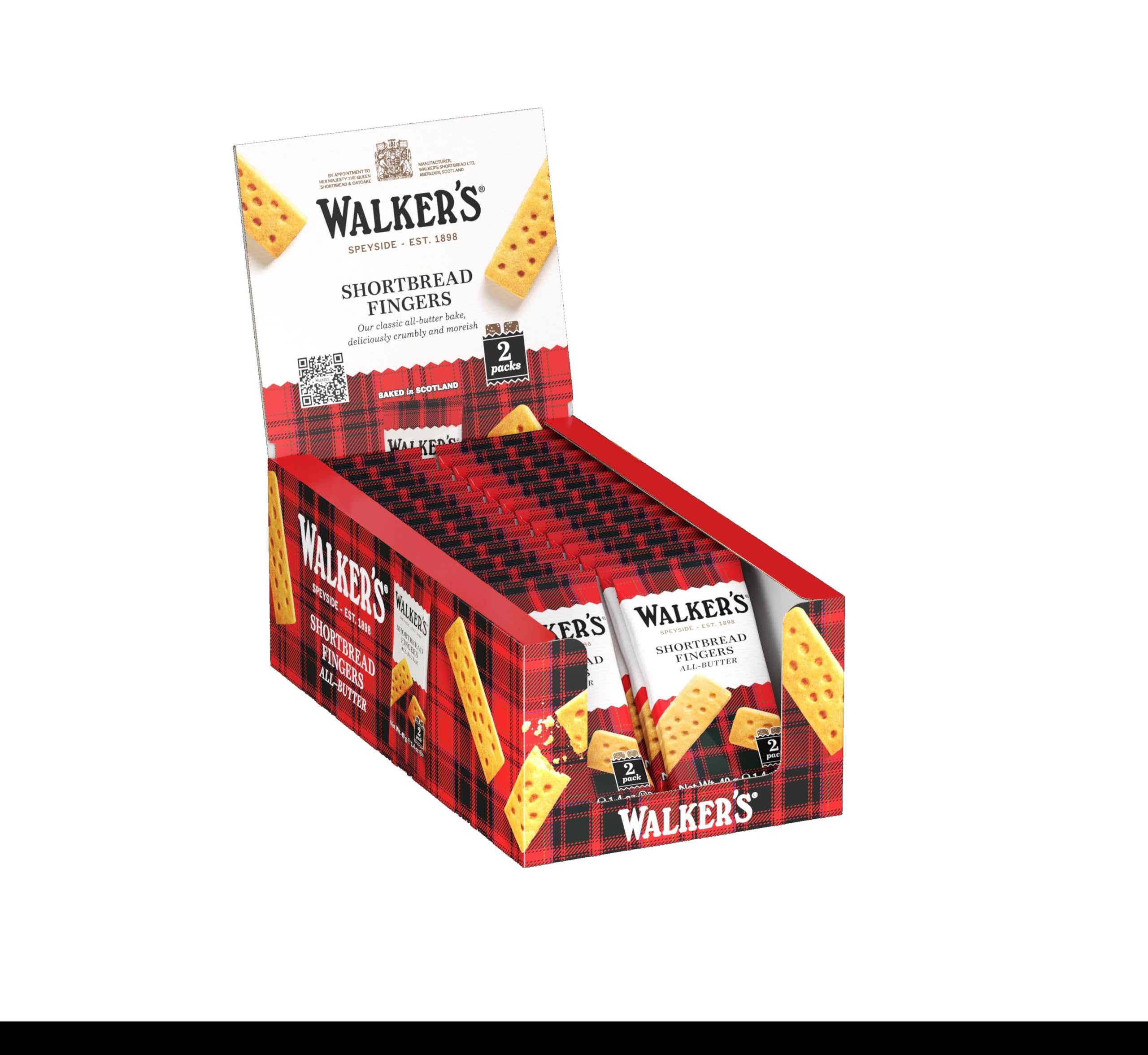 Buy Walker's Shortbread Fingers Twin Pack Traditional Pure Butter ...