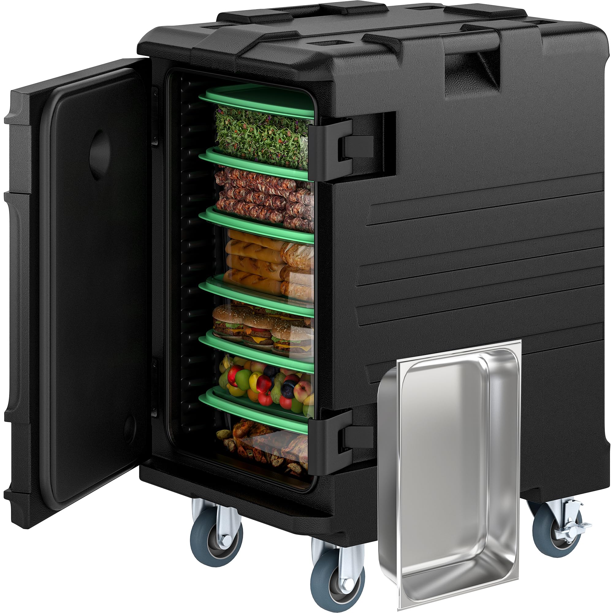 Amazon.com: YITAHOME Insulated Food Pan Carrier, 127 Qt LLDPE Hot Box ...