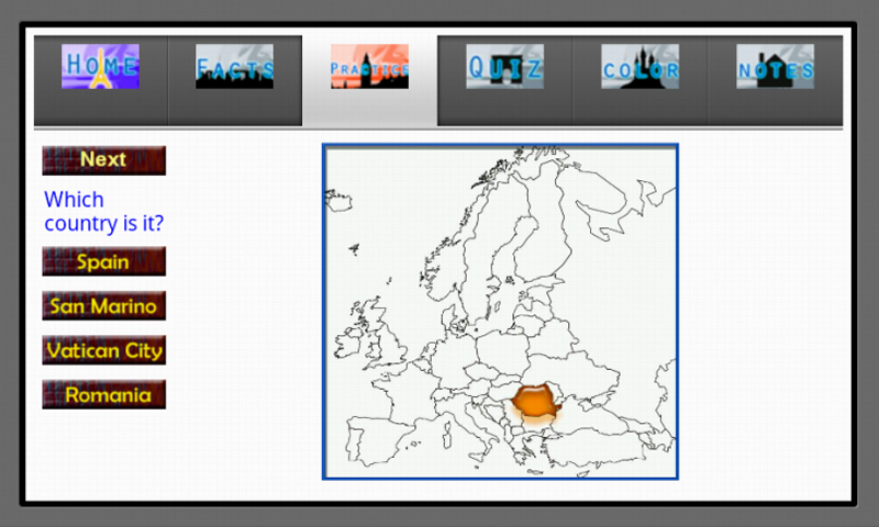European Countries Map Quiz