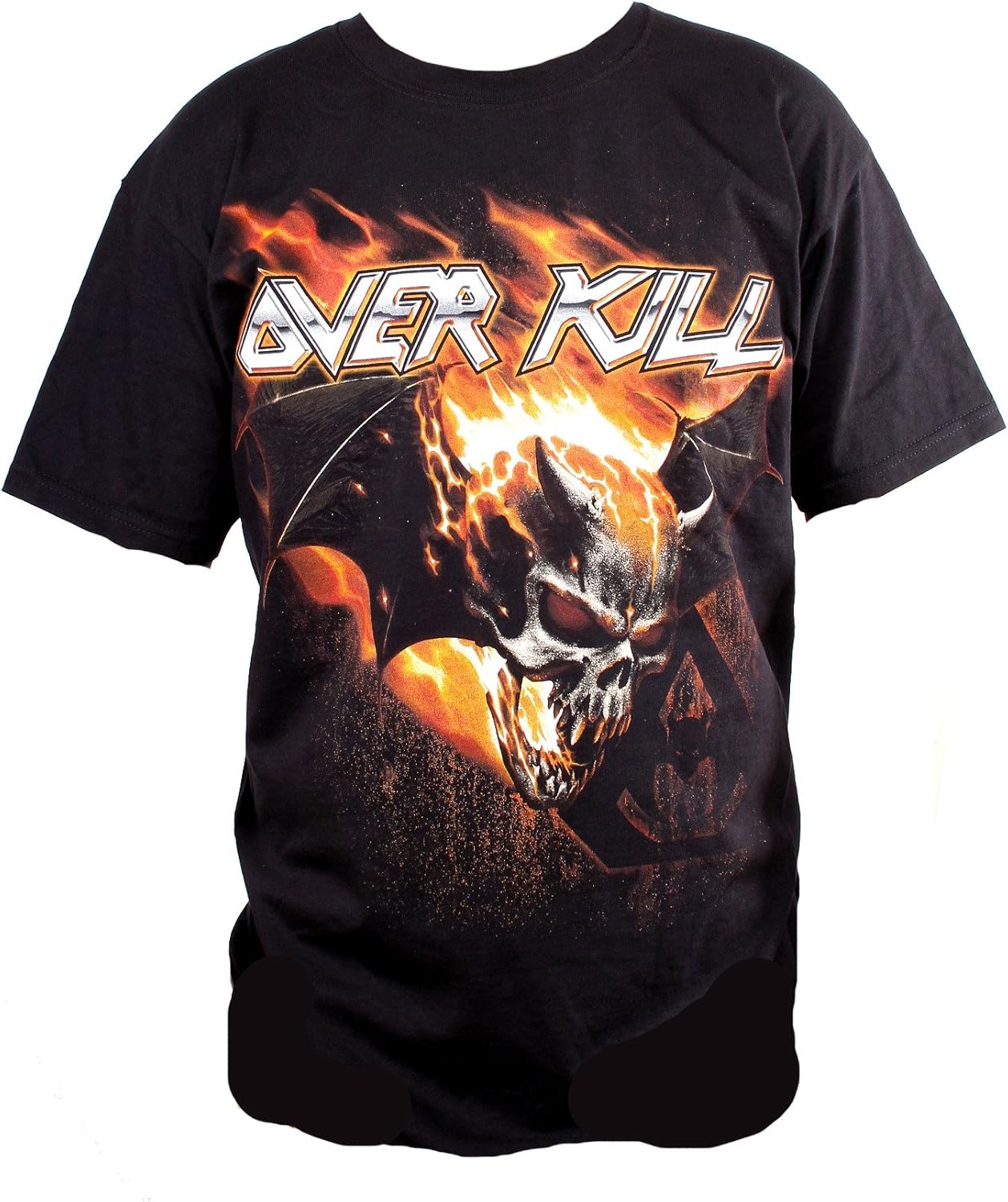 Overkill - Bat Skull of Fire Tour 2014 - T-Shirt - Größe Size L : Amazon.de