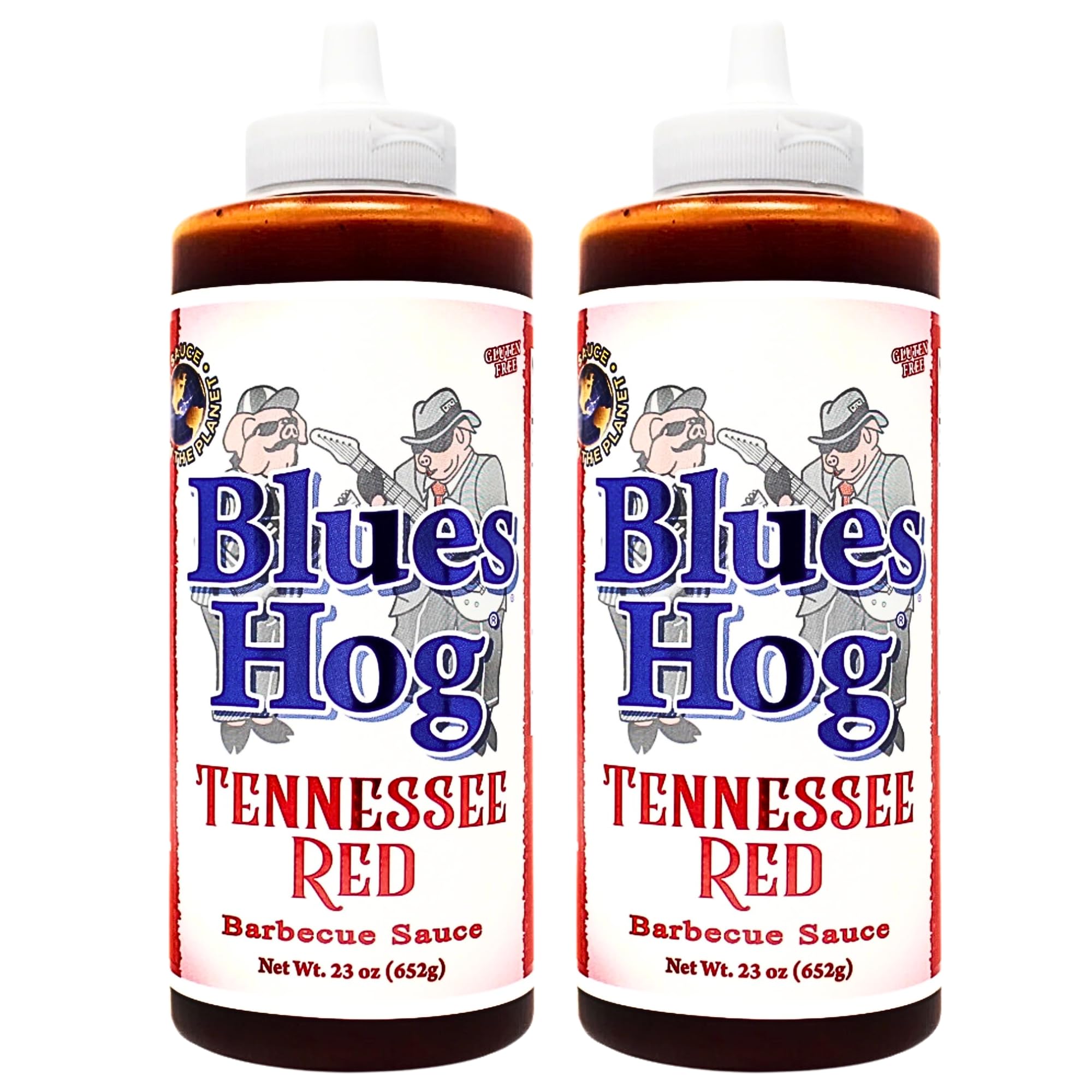 Amazon.com : Blues Hog Tennessee Red BBQ Sauce (23 Oz/652g) | 2 Pack ...