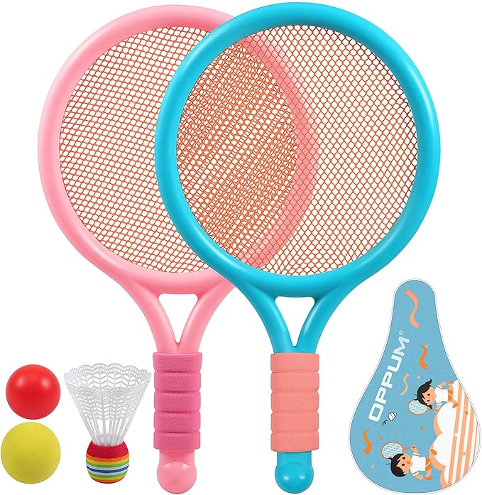 Amazon.com : OPPUM Kids Tennis Racket (2-Pack), Sizes 16"-25". Designed ...