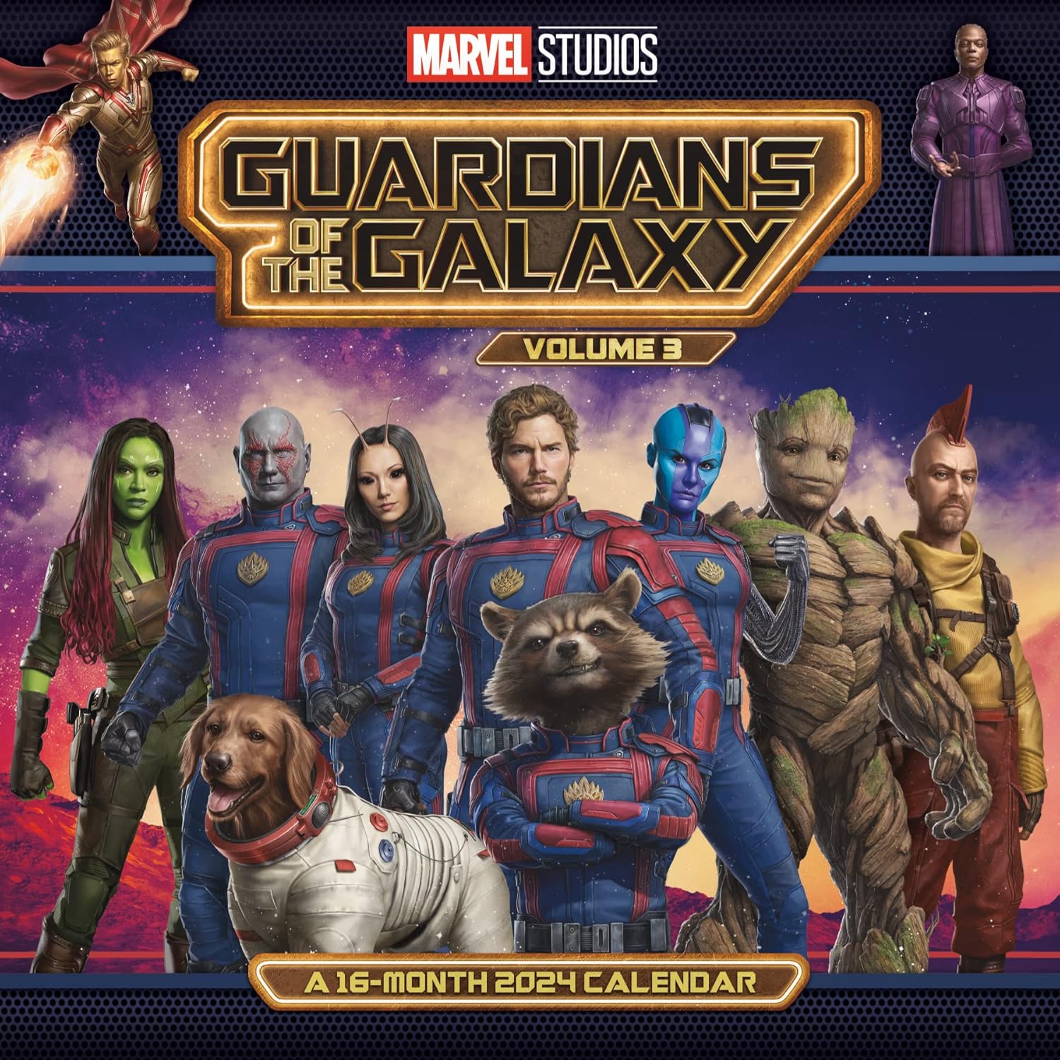 2024 Marvel Guardians of the Galaxy Vol. 3 Wall Calendar: Trends ...