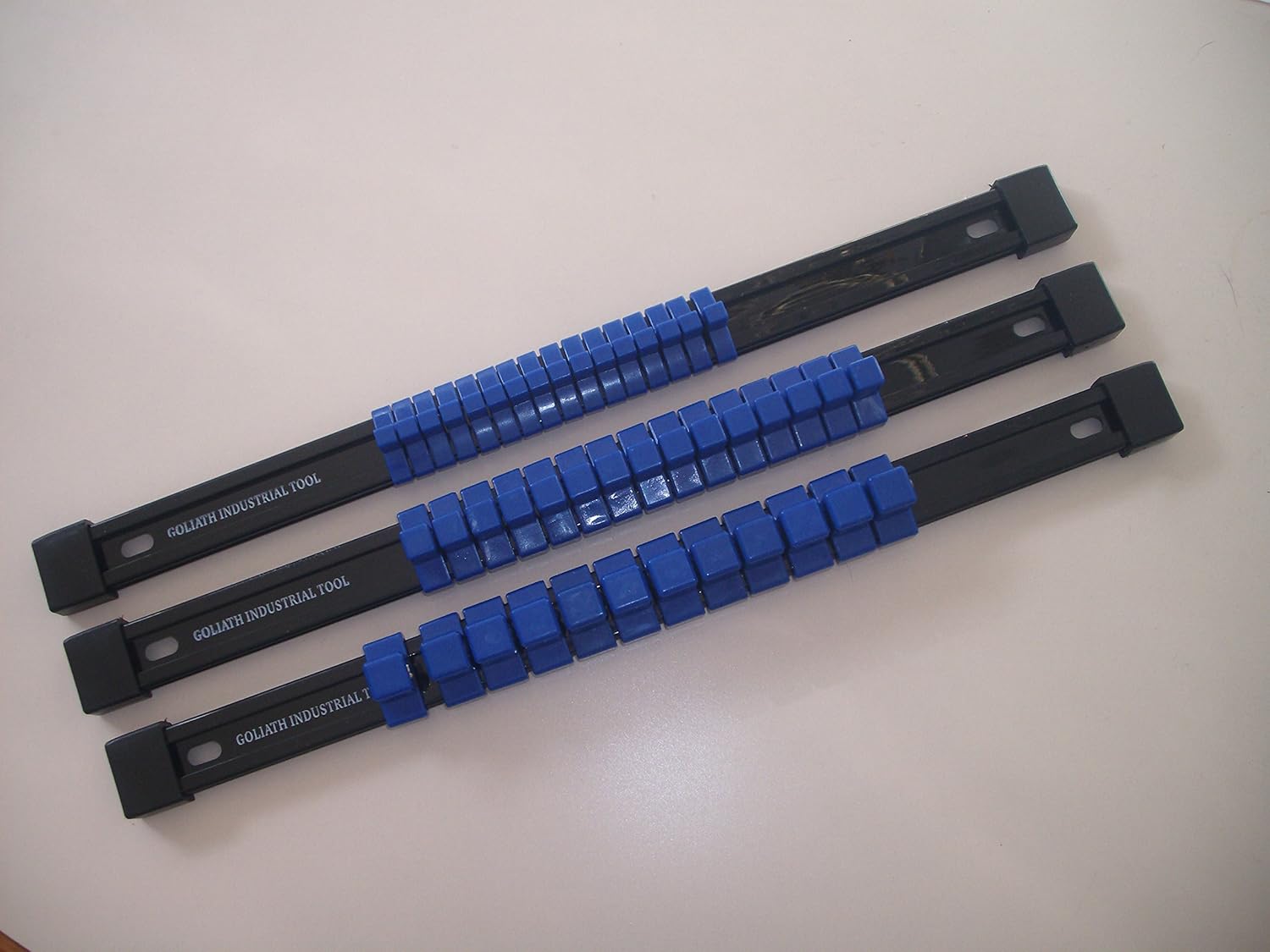 3 Piece GOLIATH TOOL Socket rail set 1/4, 3/8, 1/2 - Amazon.com
