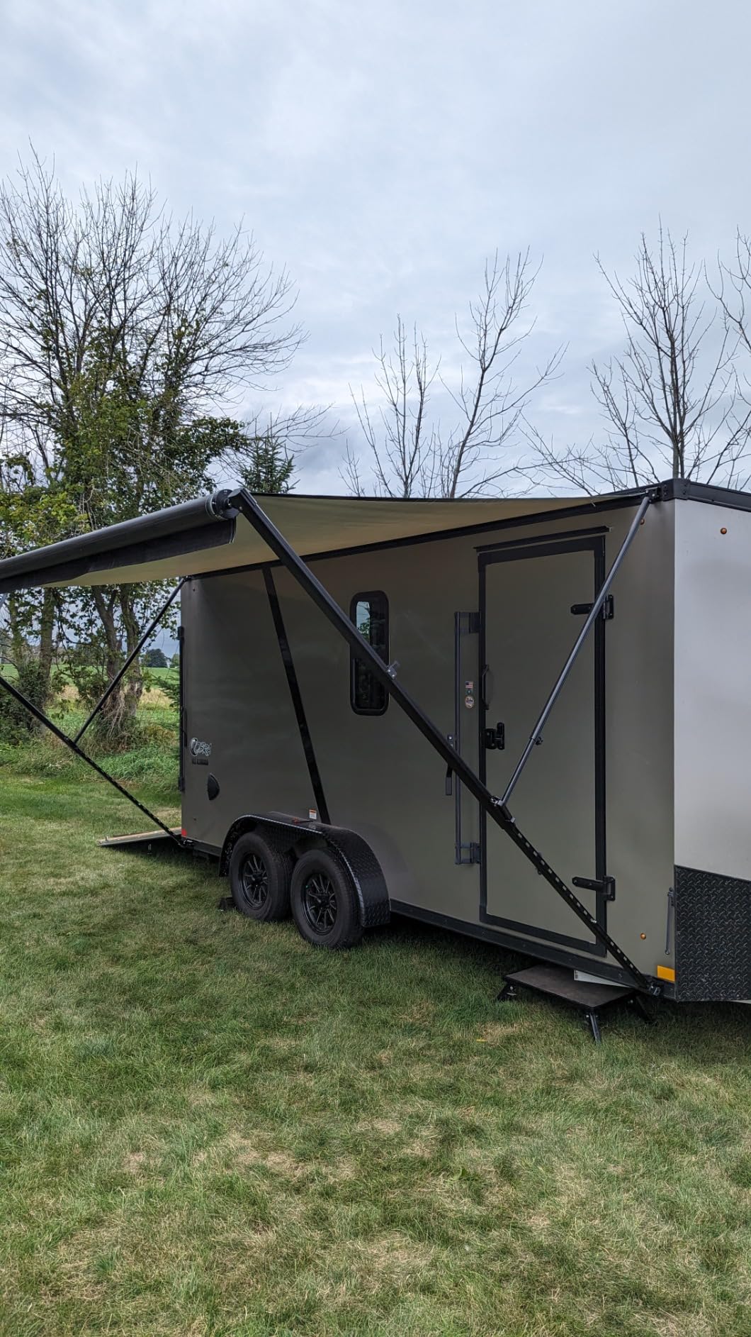 $25/mo - Finance Awnlux White Manual Modular Retractable RV Awning Full ...