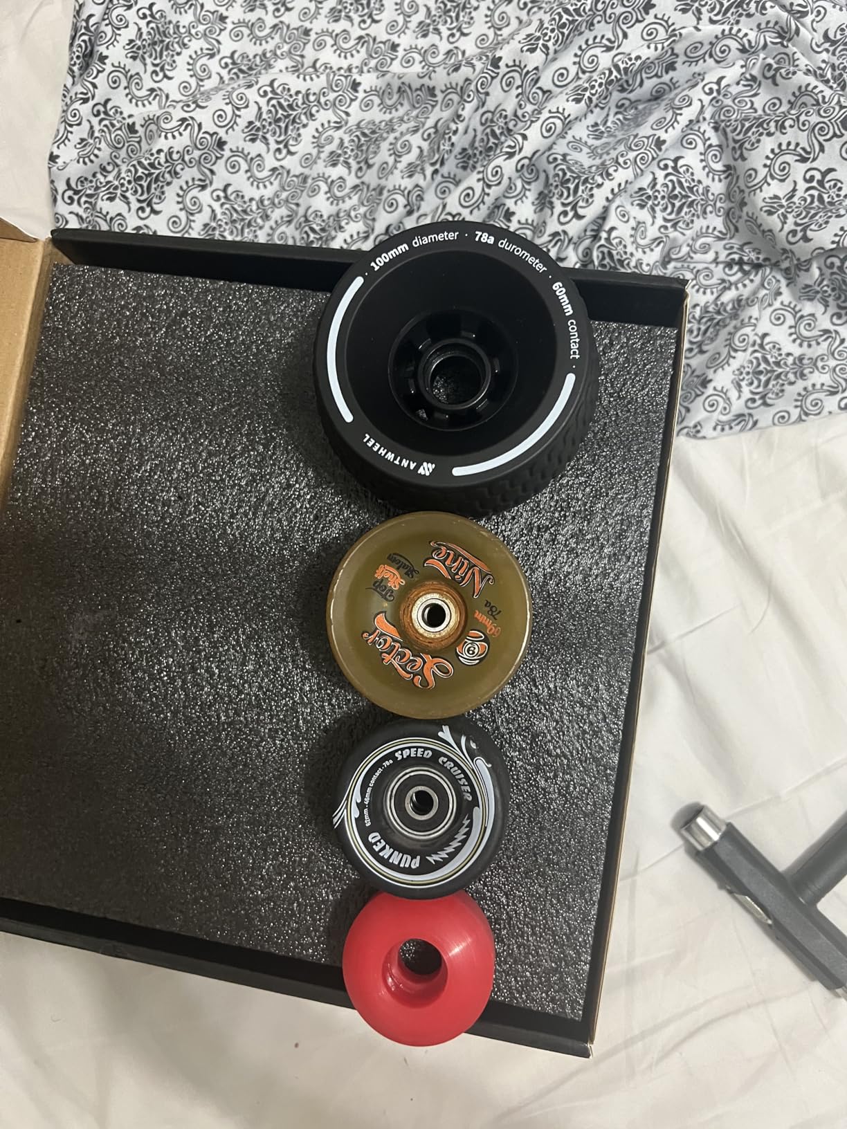 $8/mo - Finance ANTWHEEL All-Terrain Longboard Wheels 100mm Electric ...