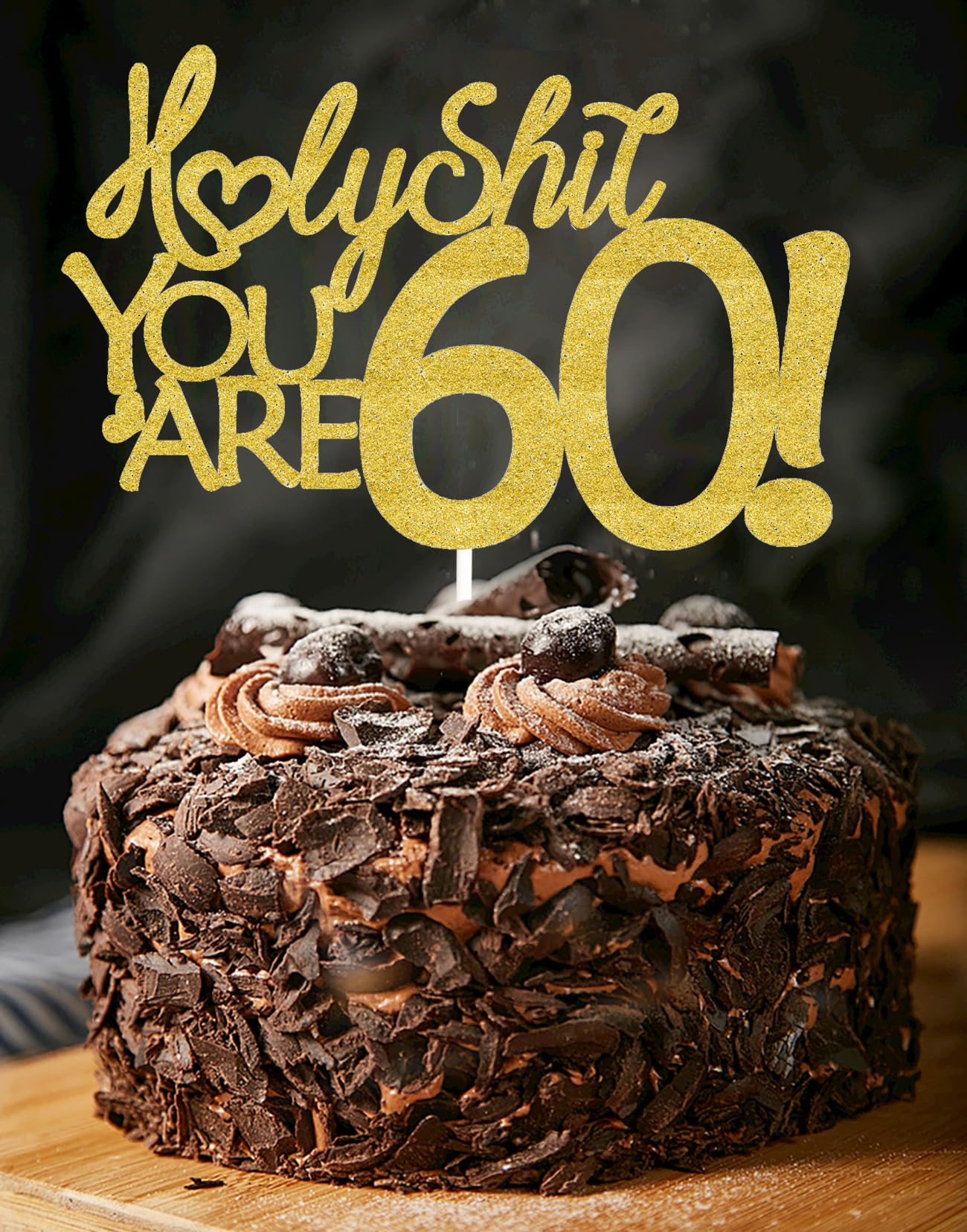 Amazon.com: Happy 60th Birthday Cake Topper 60 Birthday Cake Toppers ...