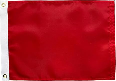 Amazon.com: FLAGPARK Solid Red Flags 12x18 Inch Pure Red Flag Nylon ...