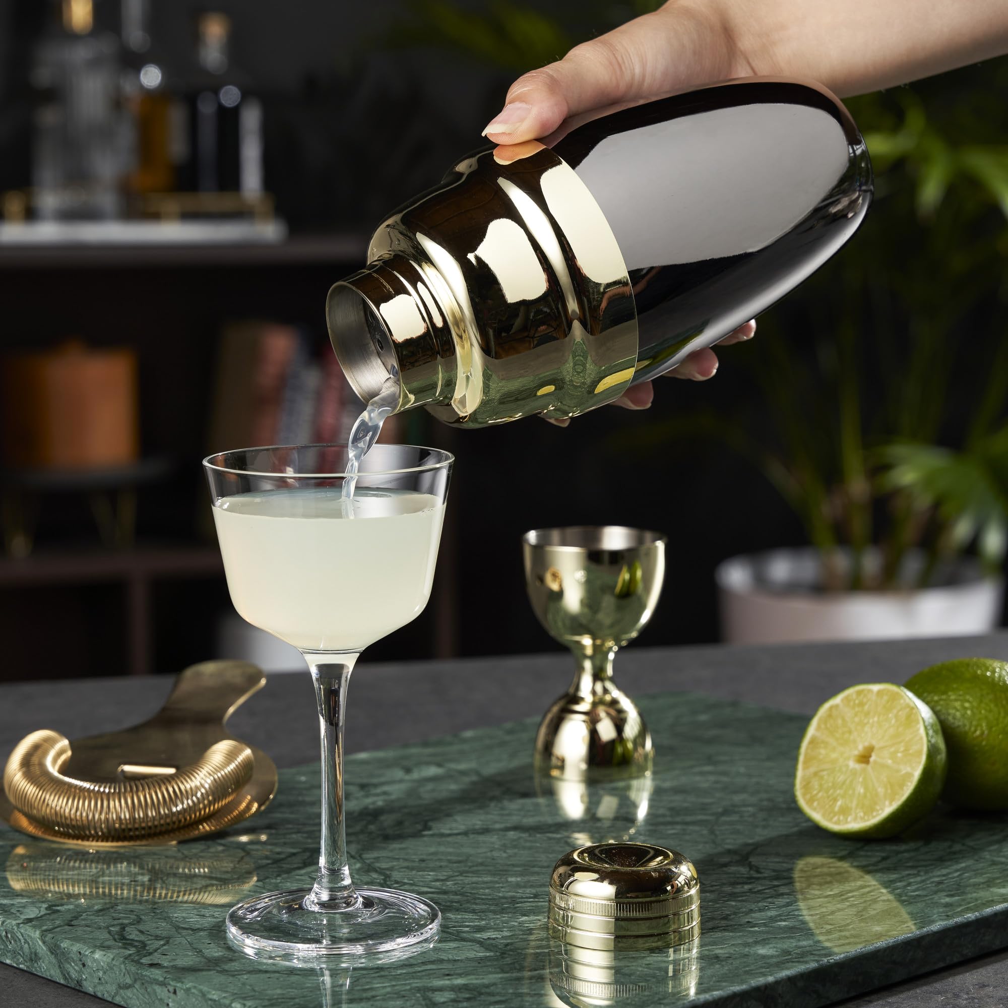 Snapklik.com : Viski Two-Toned Heavyweight Cocktail Shaker, Stainless ...