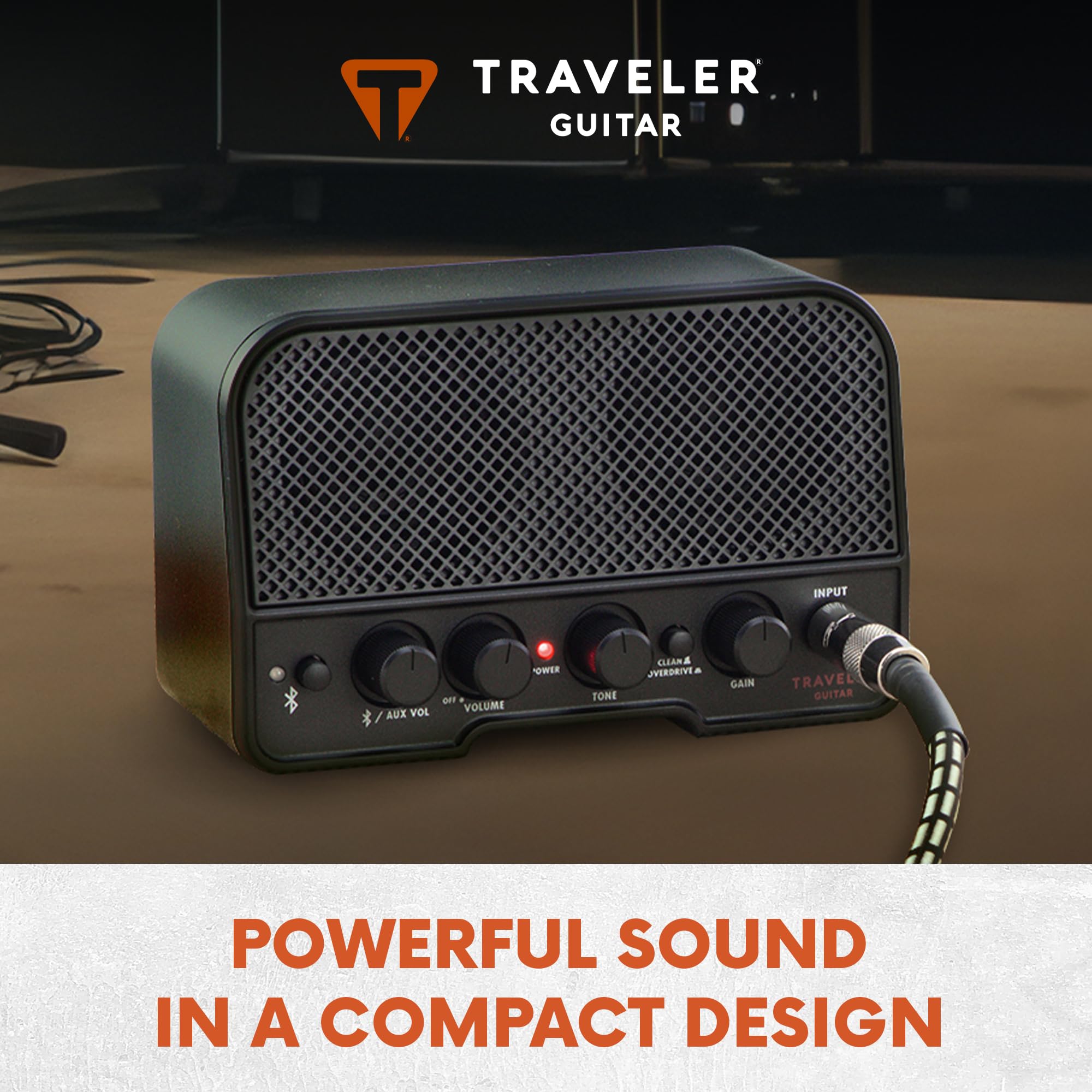 Snapklik.com : Traveler Guitar Black 5-Watt Portable Amp Rechargeable ...