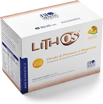 Lithos - Integratore Alimentare a Base di Citrato di Magnesio e Potassio, Supplemento ...