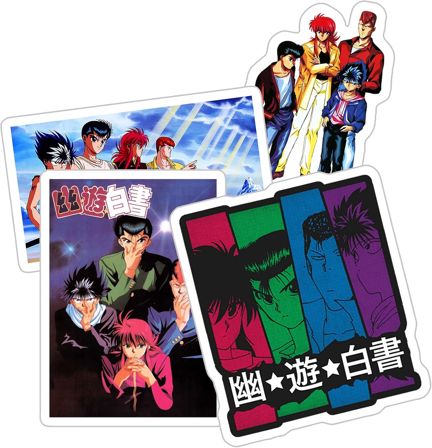 Amazon.com: Yu Yu Hakusho Yusuke Hiei Urameshi Kazuma Kuwabara Kurama ...