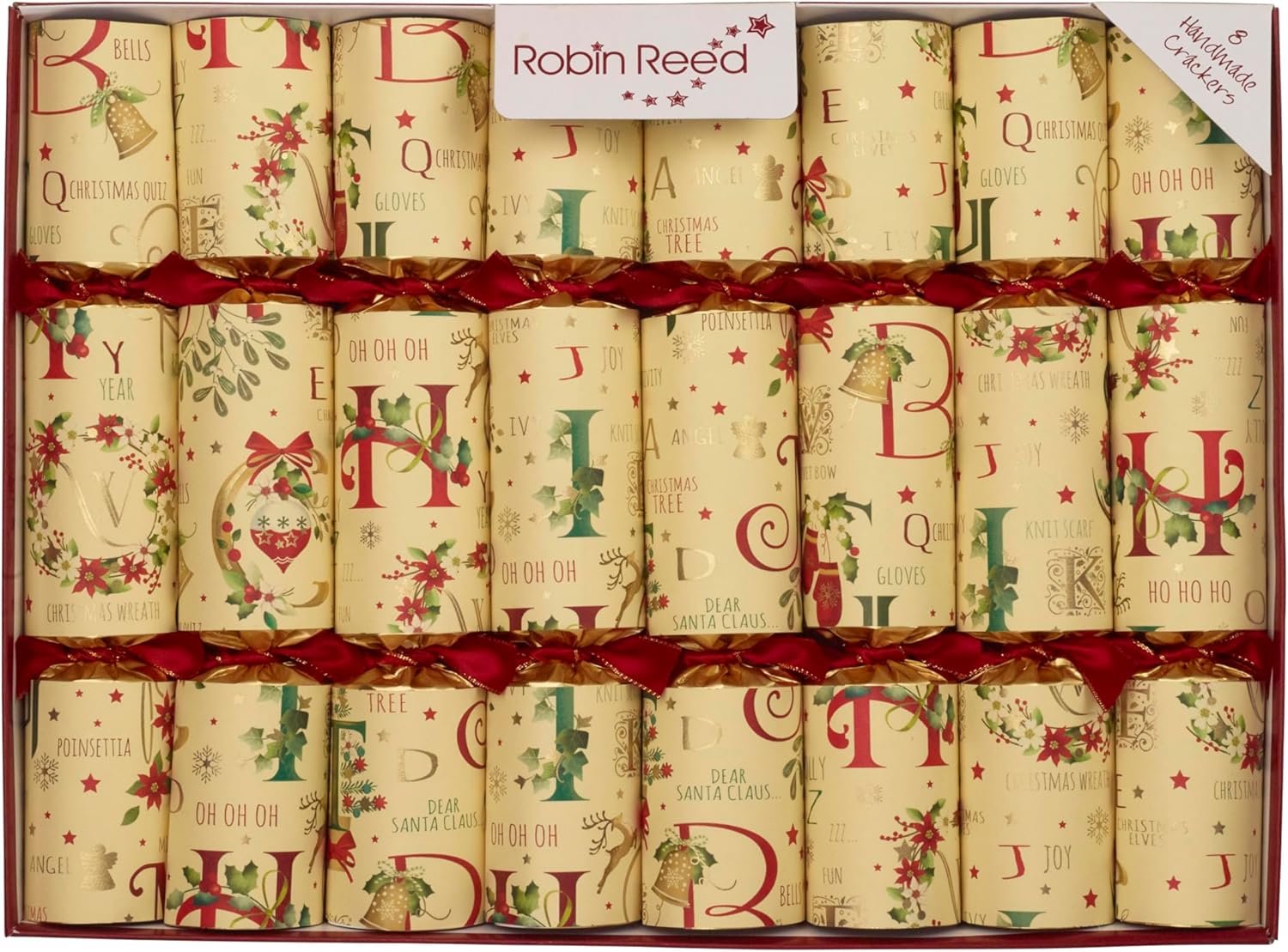 Amazon.com: Robin Reed Handmade Christmas Party Favors Decorations - 8 ...