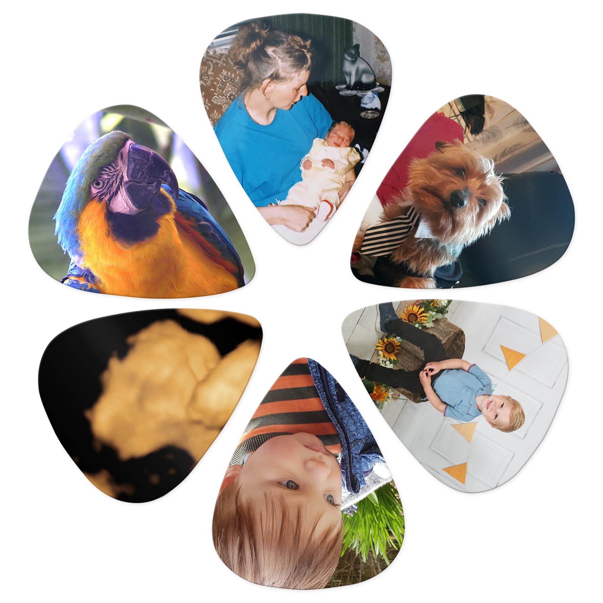 Personalised Guitar Pick With Your Photo or Picture - Gloss, Double ...