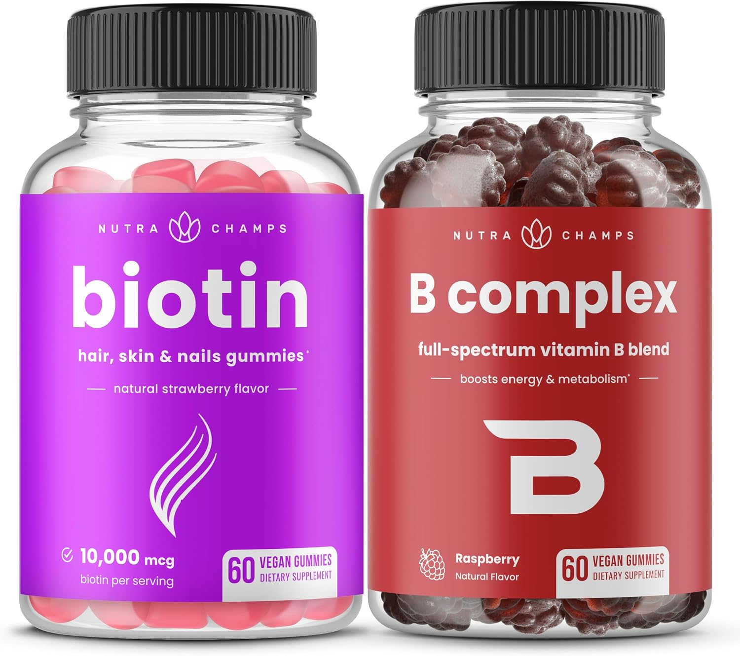 Amazon.com: NutraChamps Biotin & B Complex Gummies : Health & Household