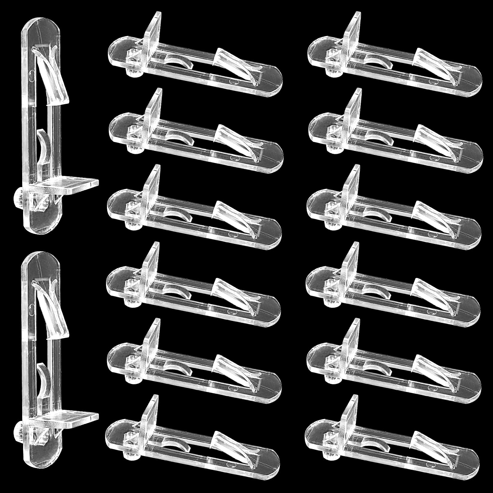 Amazon.com: Litoexpe 40 Pieces Plastic Locking Shelf Pins, Shelf ...
