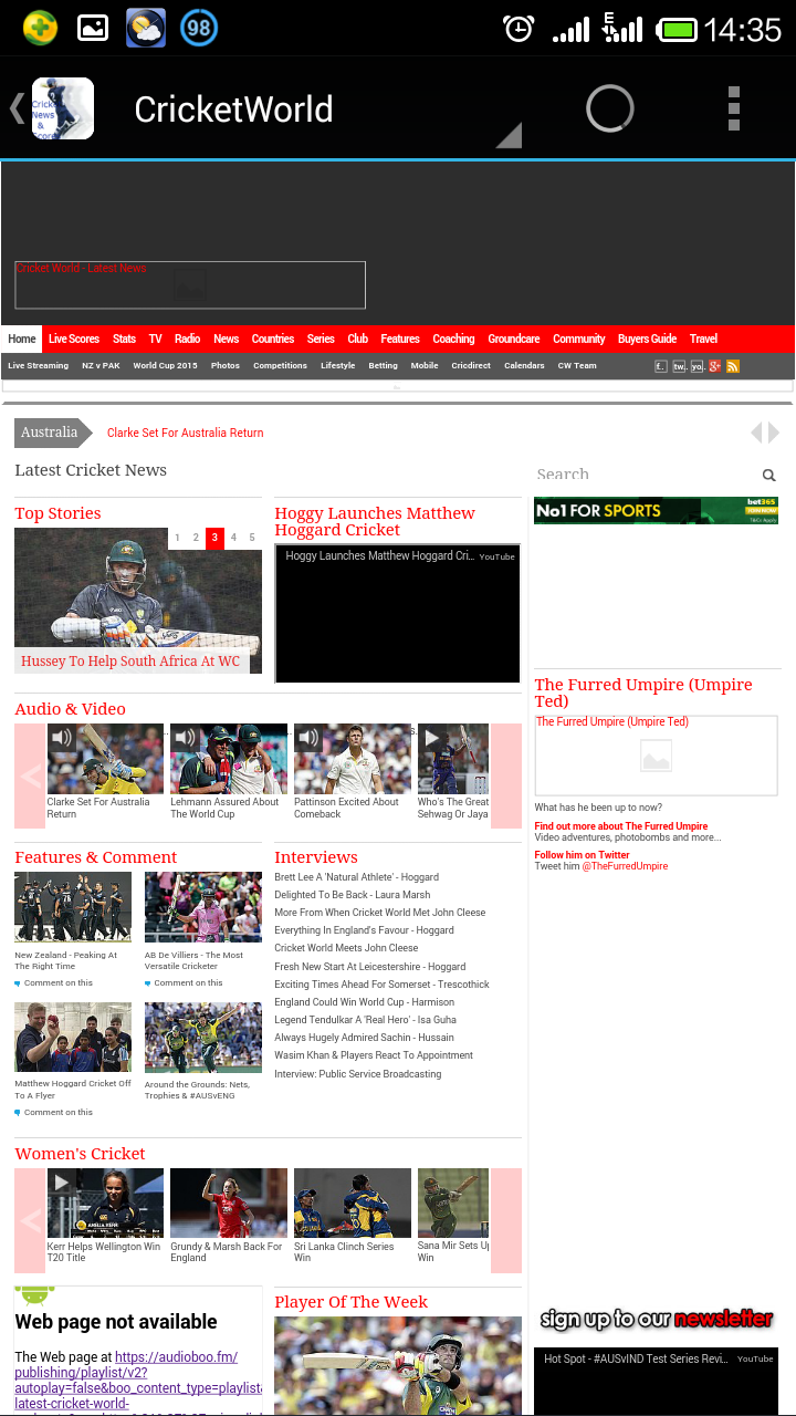 CRICKET NEWS & SCORES - App on Amazon Appstore