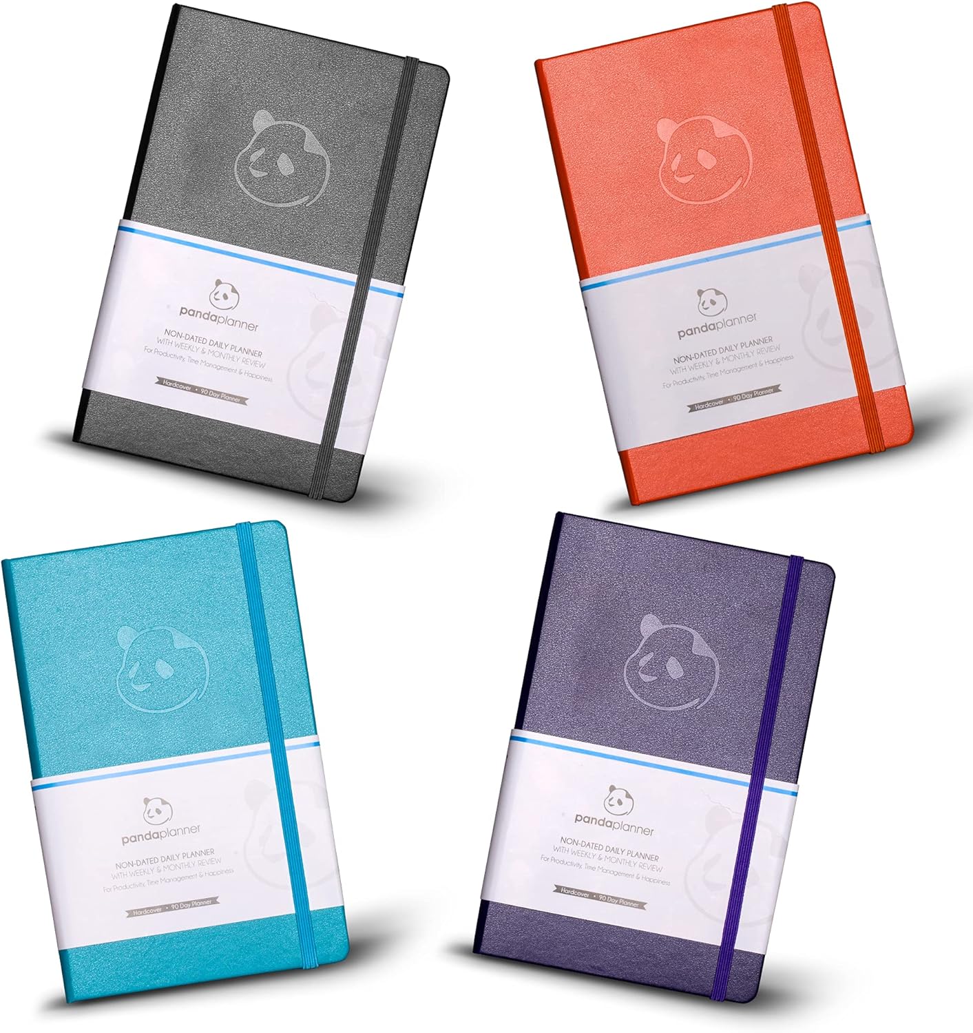 Amazon.com : Undated 90-Day Daily Planner by Panda Planner - Pack of 4 ...
