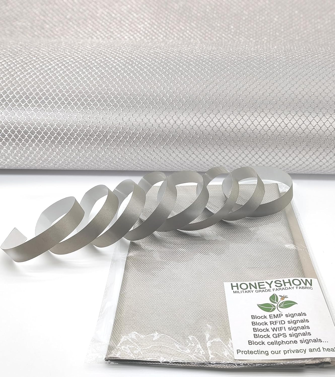 Amazon.com: Faraday Fabric Shielding Cloth Soft Conductive Material ...