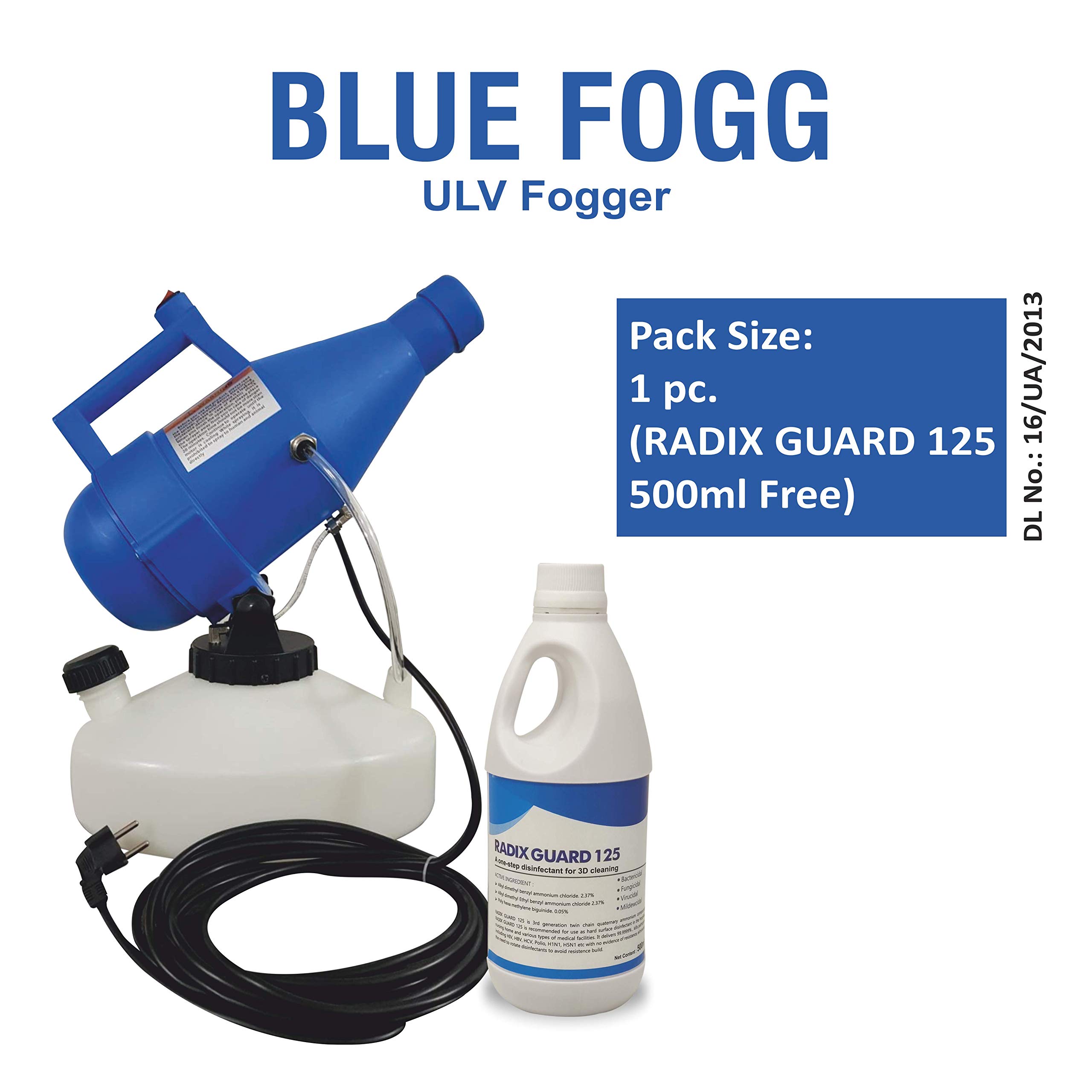 Buy ACURO BLUE FOGG: ULV cold Fogger/Sprayer Portable Disinfection ...