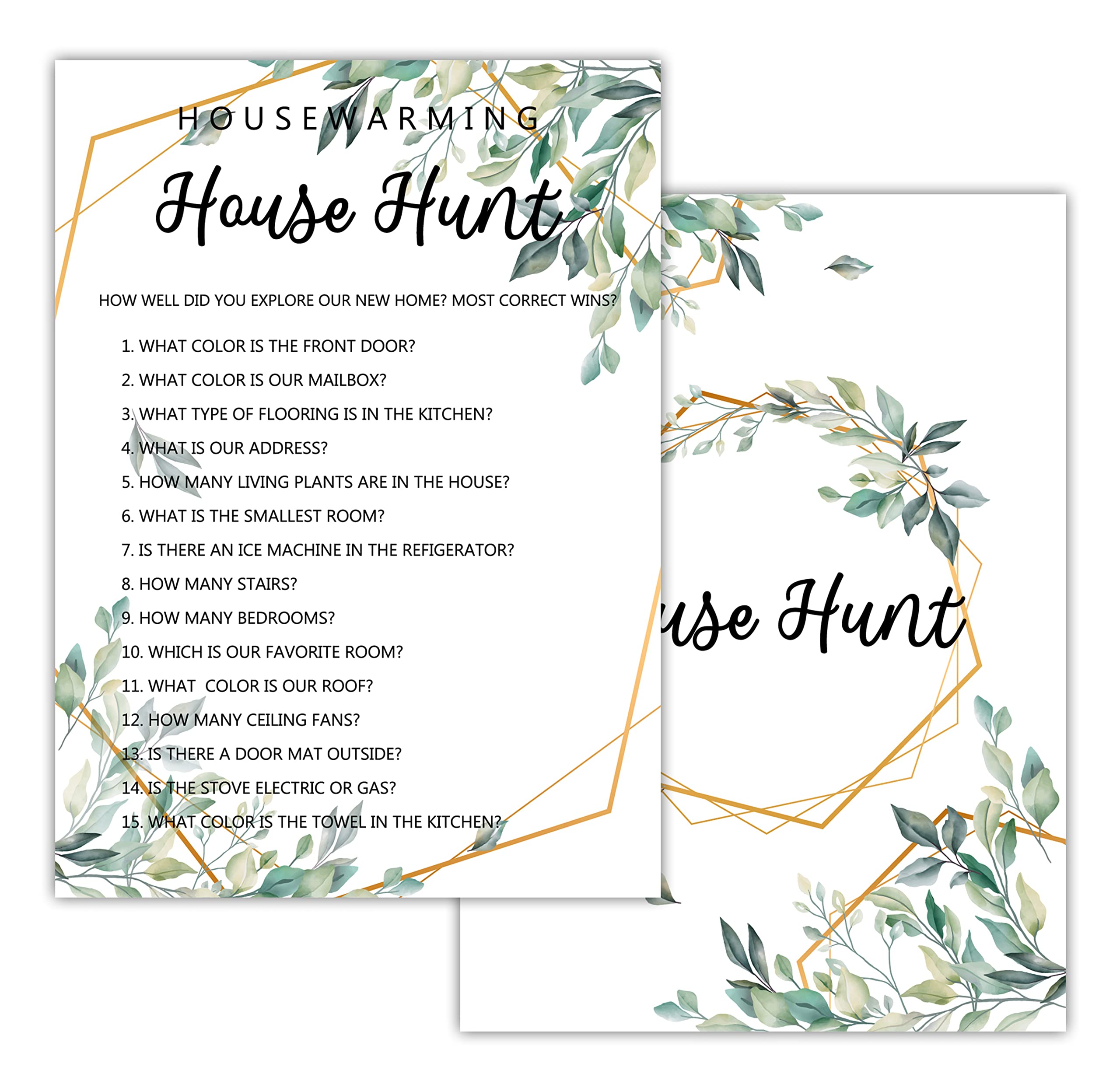 Simple House Warming Party Games 8 Printable Housewarming Party Games
