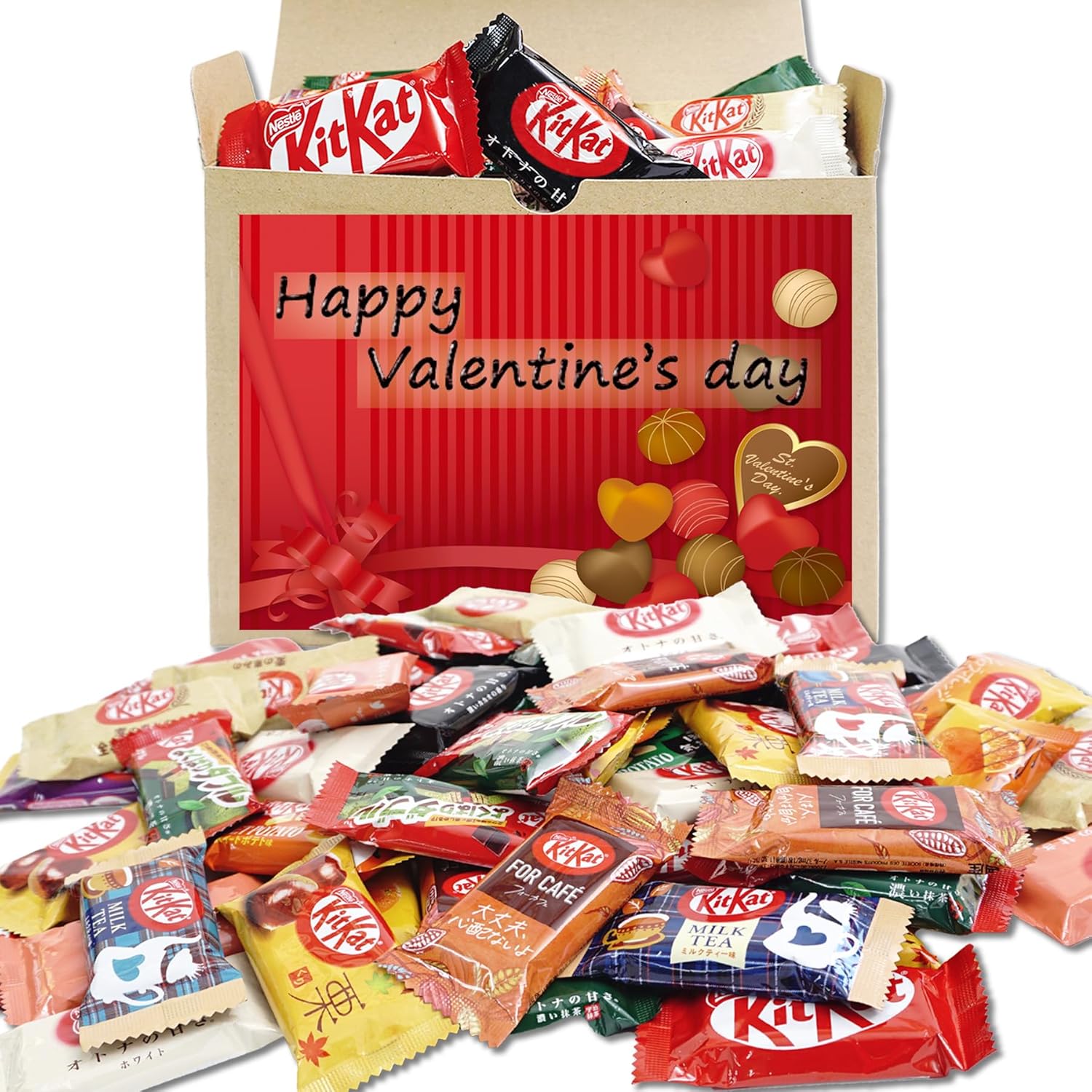 Amazon.co.jp: Valentine's Day Chocolate Set, Assortment, Present ...
