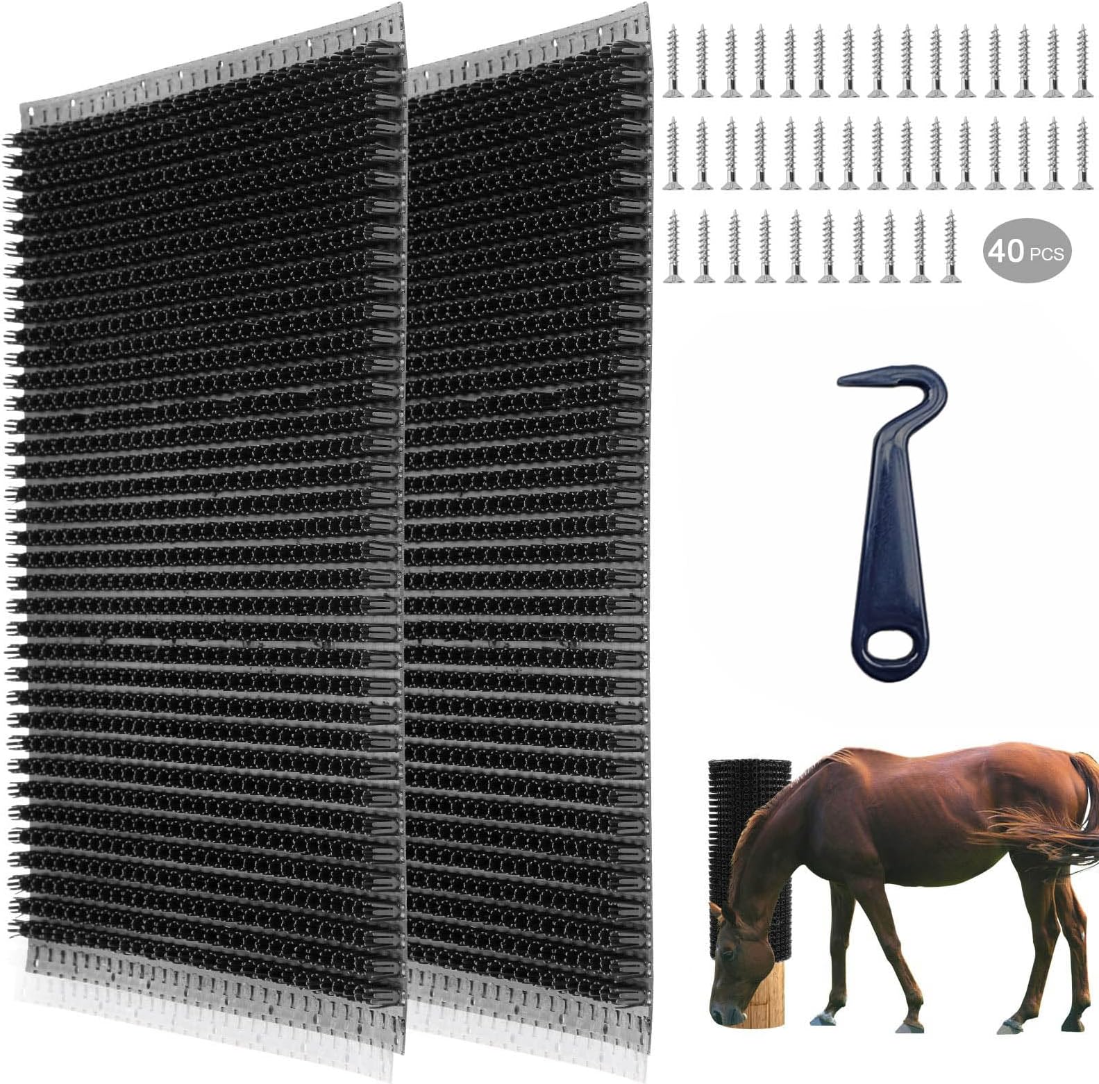 Amazon.com: EasySwing Cow Brush - Large - Cow Comfort Cattle Brush ...