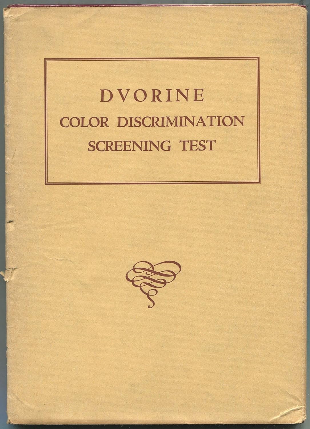 [Prospectus]: Dvorine Color Discrimination Screening Test: DVORINE ...