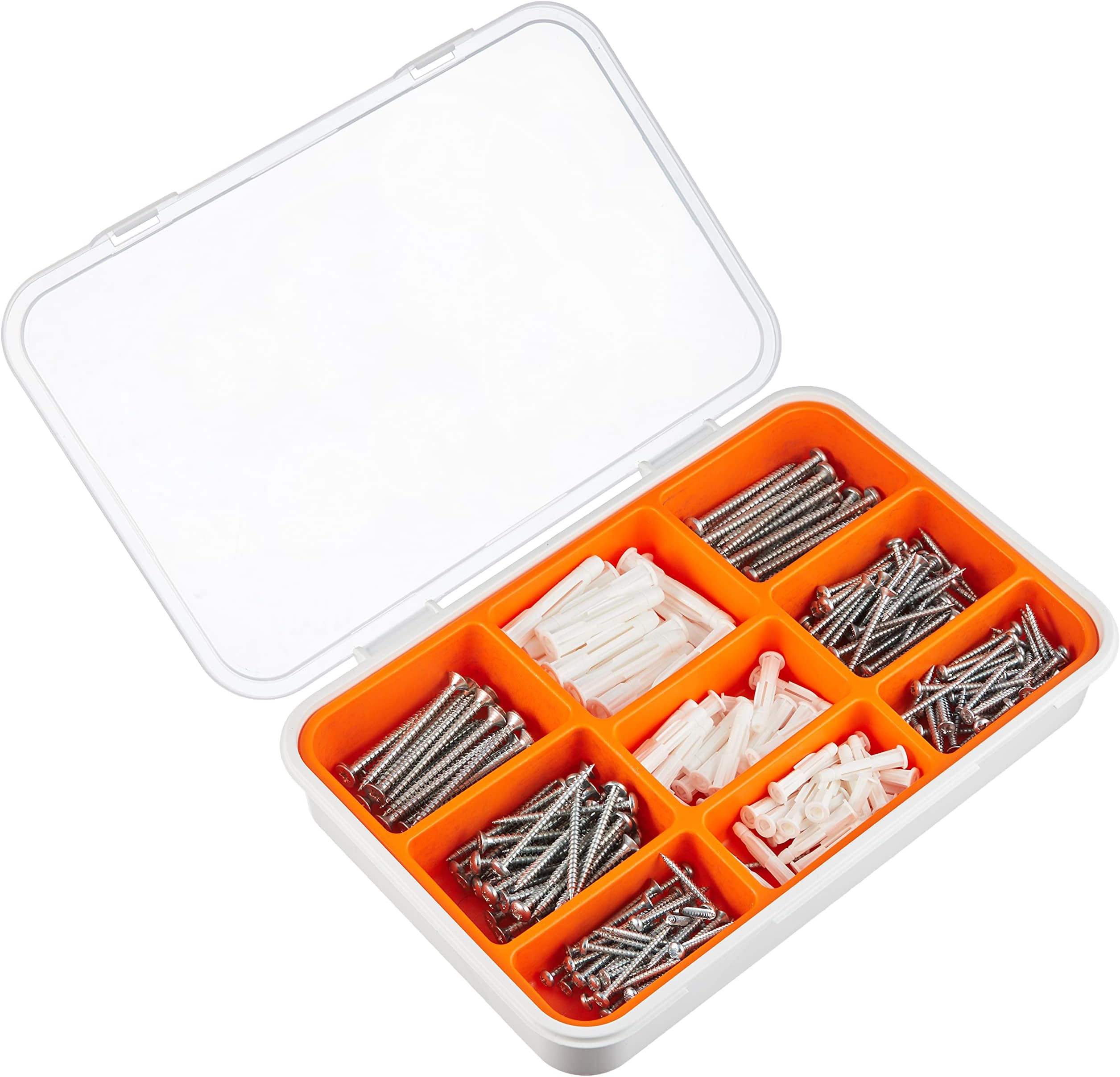 IKEA ‘Fixa’ Screw and Wall Plug Set 260 Parts in 1 Box - Galvanised ...