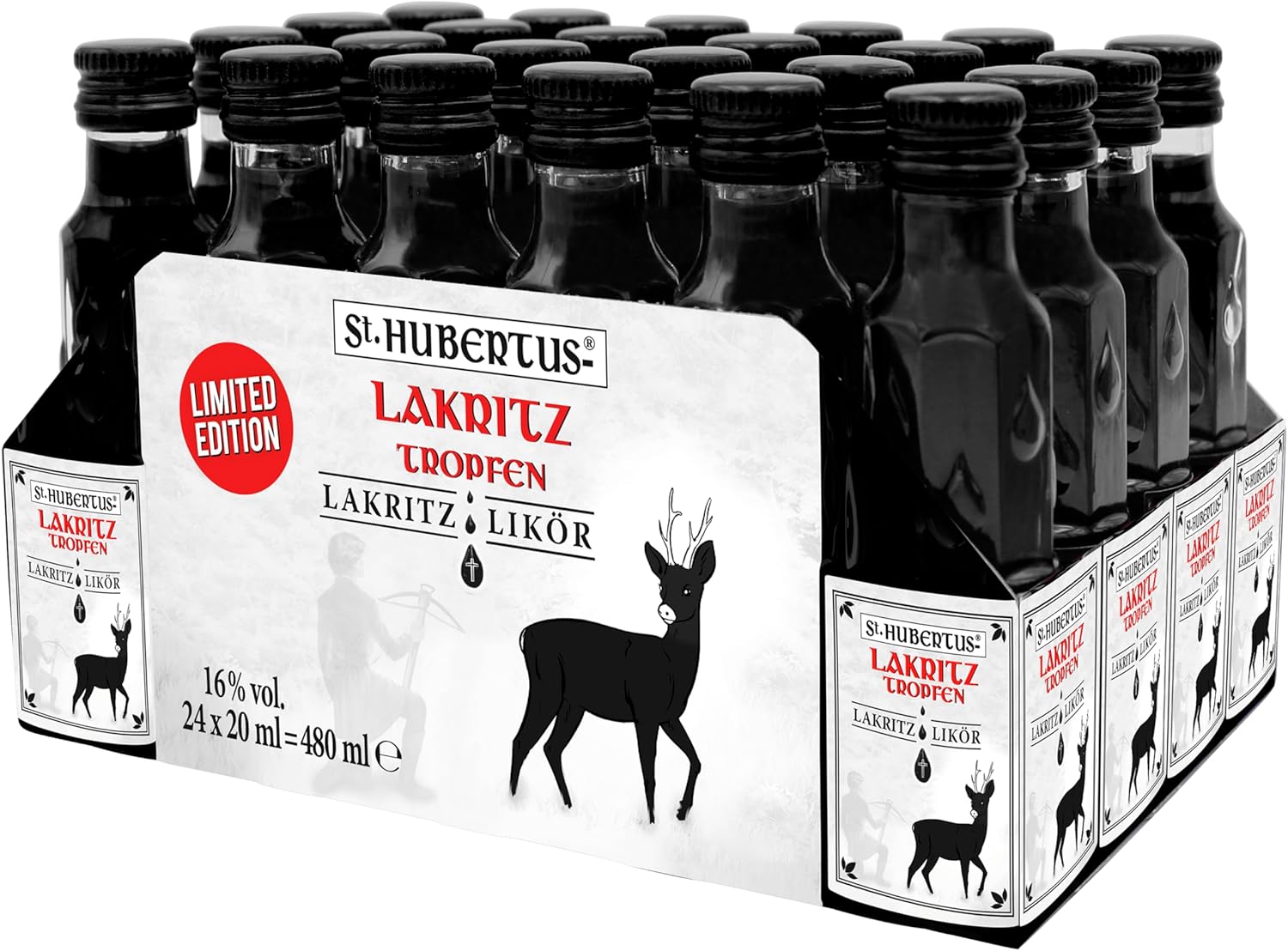 St. Hubertus-Tropfen Lakritz (24 x 0.02 l) : Amazon.de: Lebensmittel ...