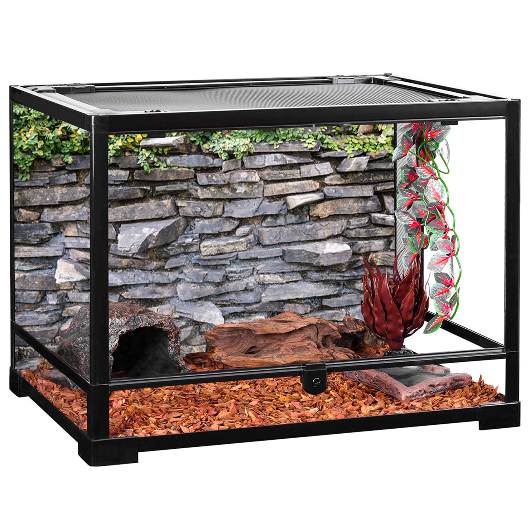 Snapklik.com : Reptile Terrarium Background 24x16 Inch Reptile Tank ...