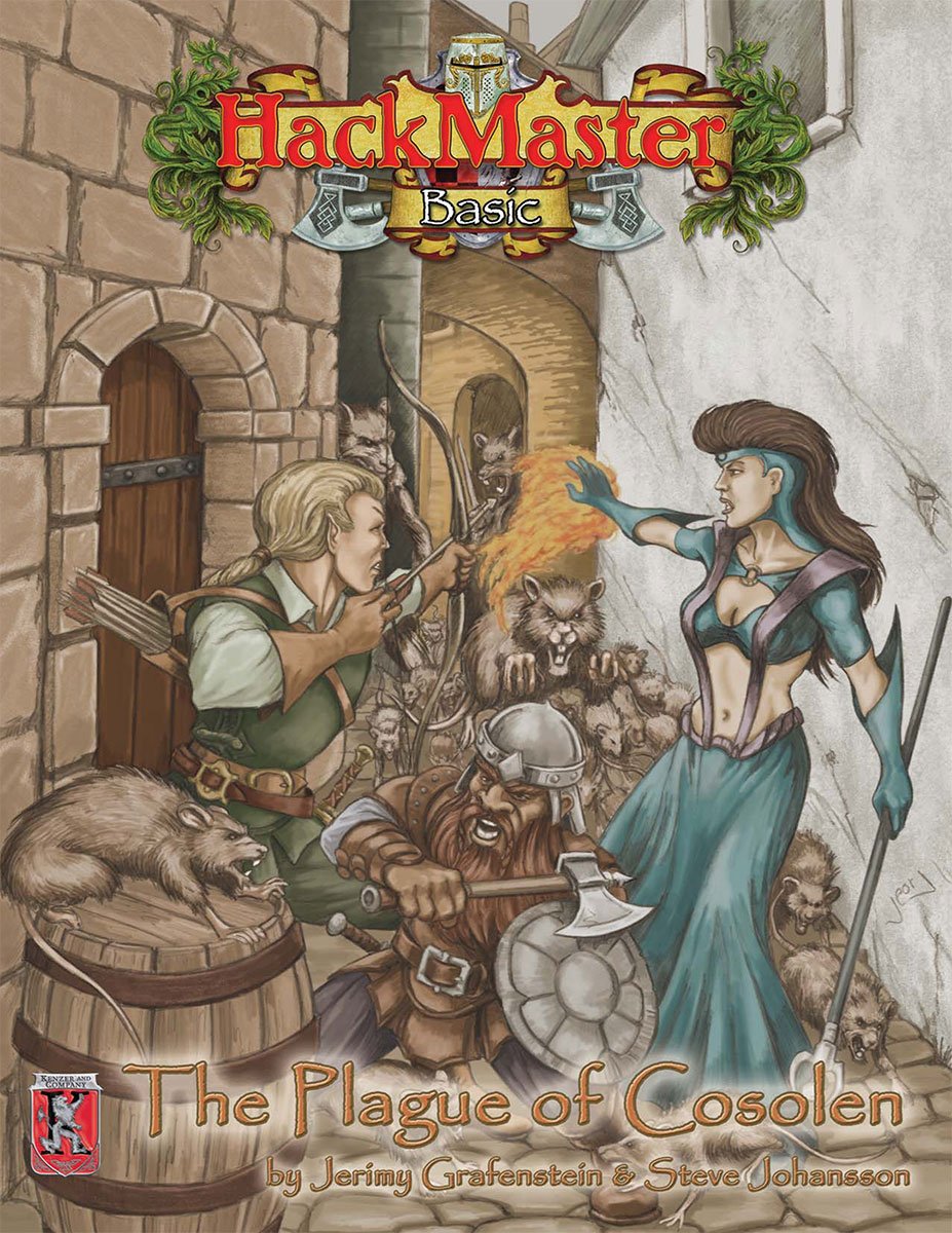 HackMaster Basic: The Plague of Cosolen: Jerimy J. Grafenstein, Steve Johansson: 9781594591235 ...