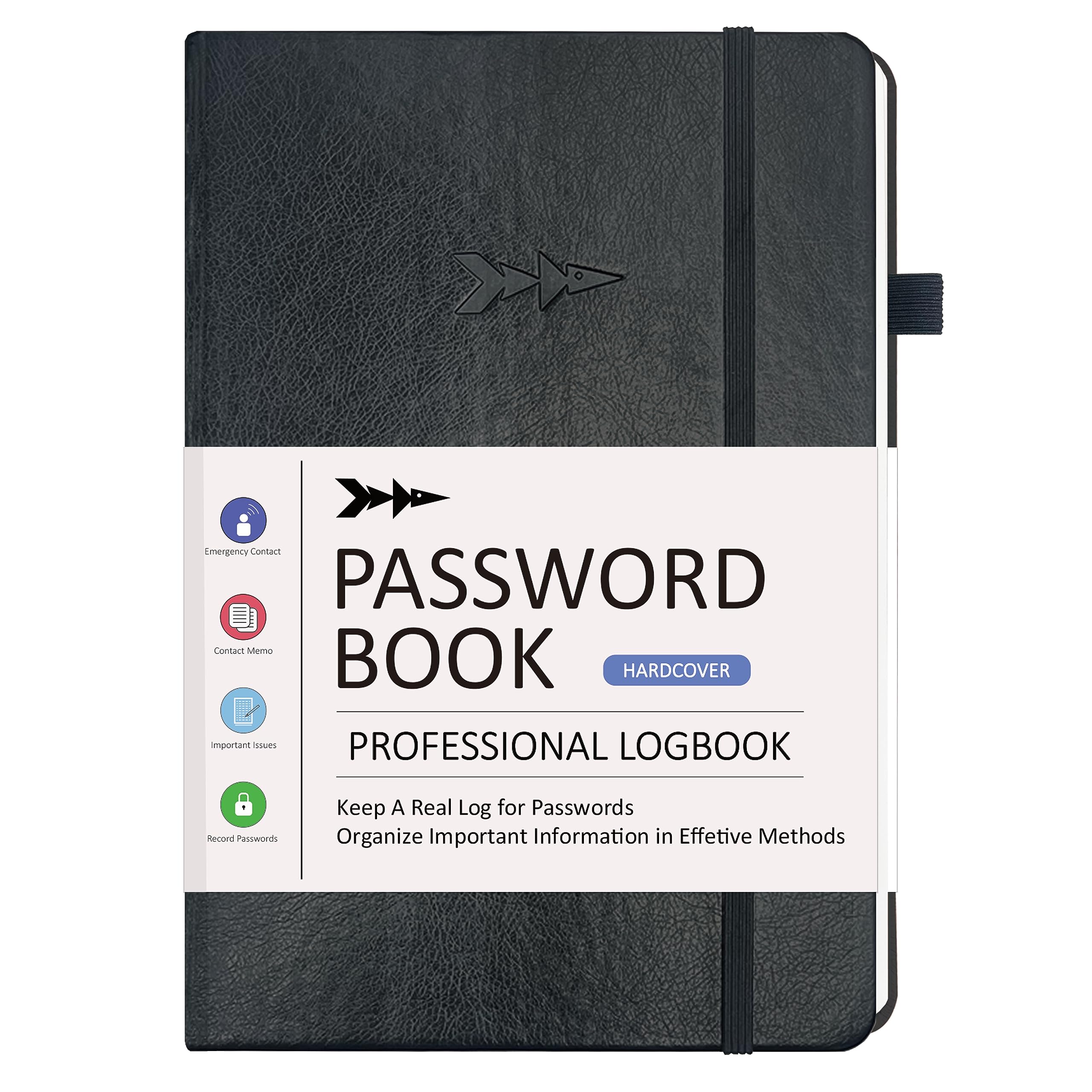 Amazon.com : Harphia Password Book with Alphabetical Tabs - Large ...