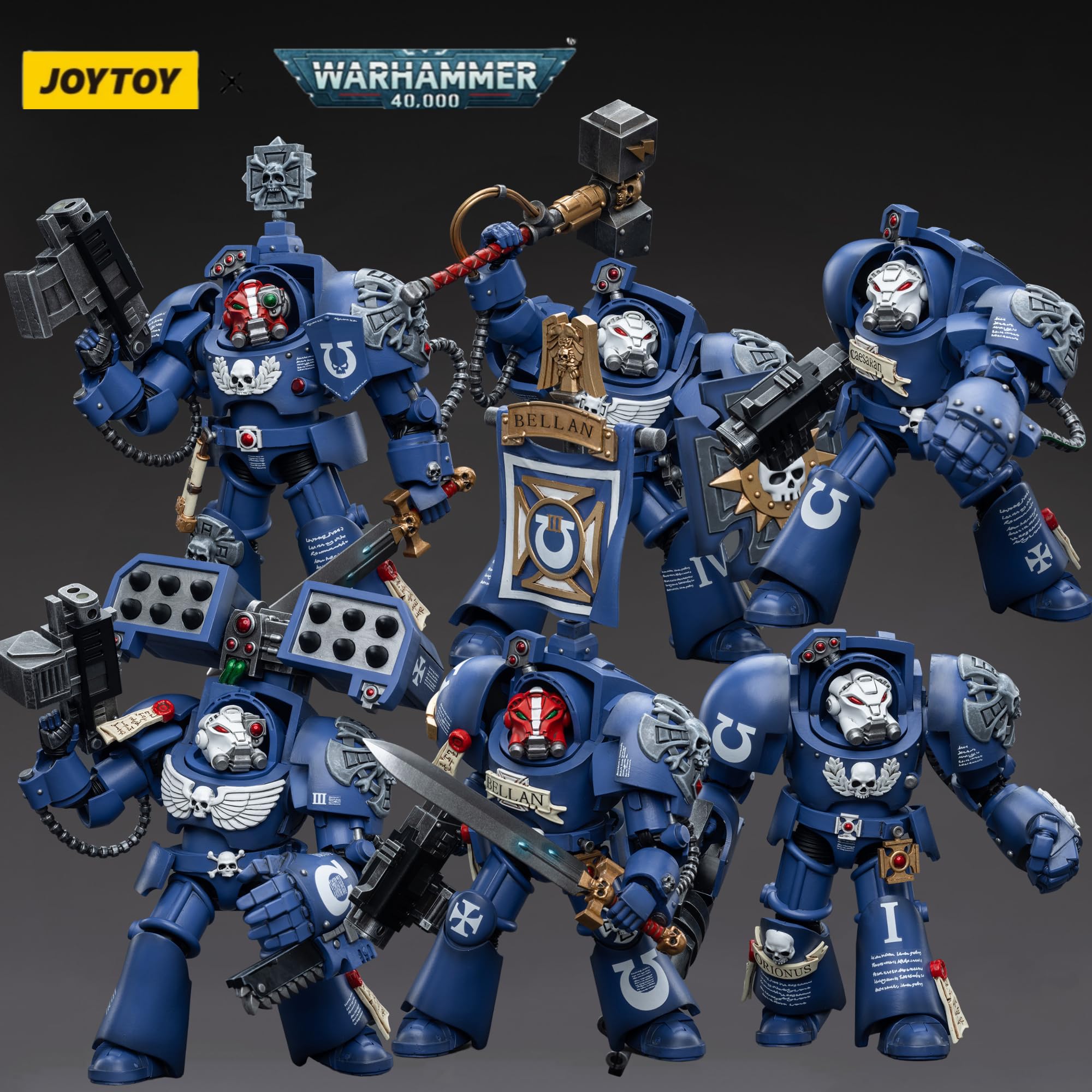 Snapklik.com : JOYTOY 1/18 Warhammer 40,000 Action Figure Ultramarines ...