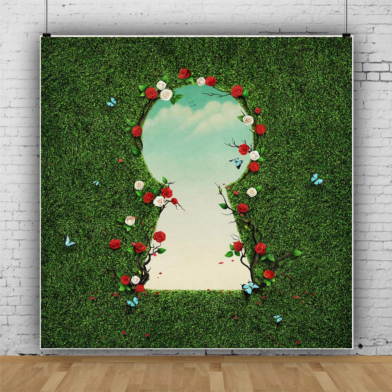 Alice In Wonderland Keyhole Wallpaper