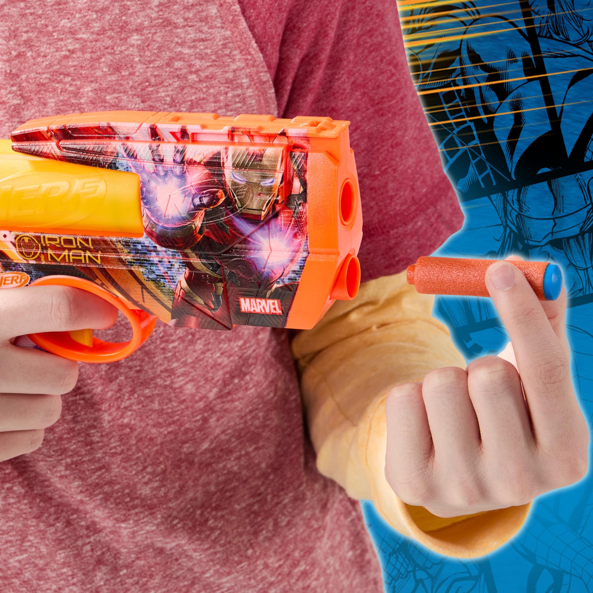 Snapklik.com : Marvel Iron Man Dart Blaster 4 N1 Foam Darts Iron Man ...