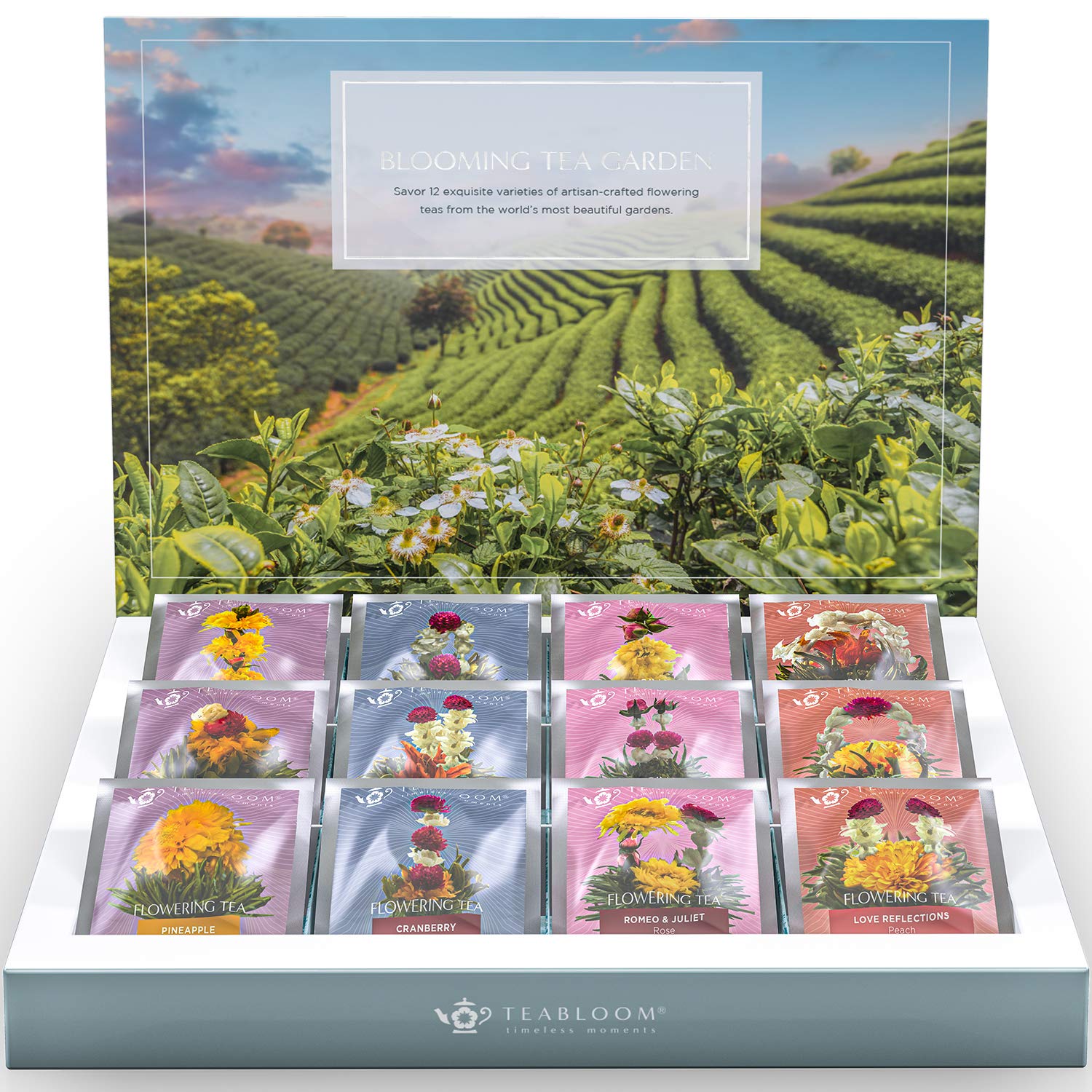 Snapklik.com : Flowering Tea Chest - Curated Collection Of 12 Gourmet ...