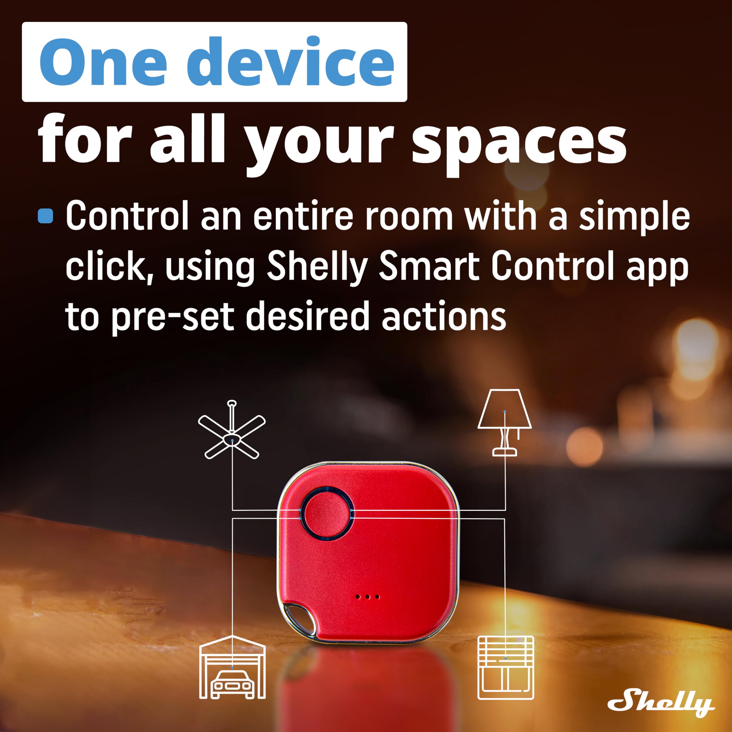 Snapklik.com : BLU Button1 Red Bluetooth-Operated Action And Scenes ...
