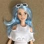 Barbie Fashionistas #69 Blue Beauty Doll, Tall : Amazon.com.au: Toys ...