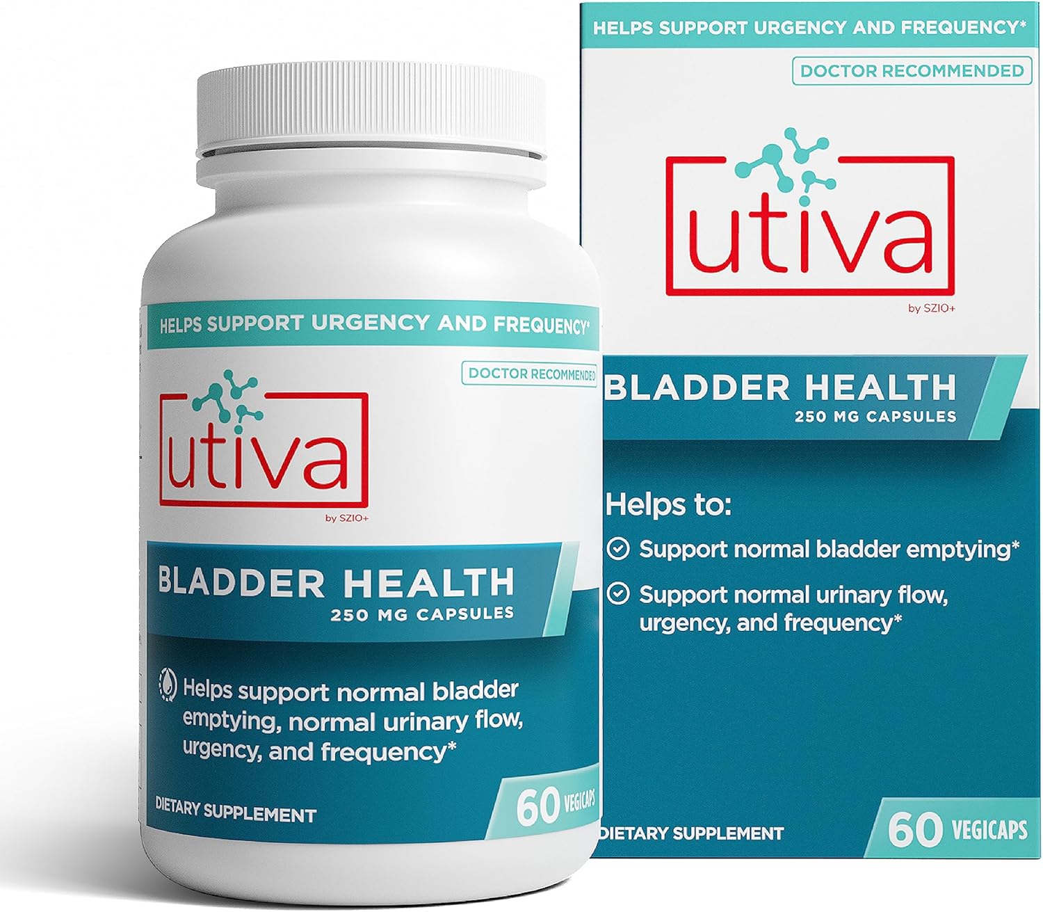 Amazon.com: Utiva Bladder Health – Natural Bladder Control Supplement ...