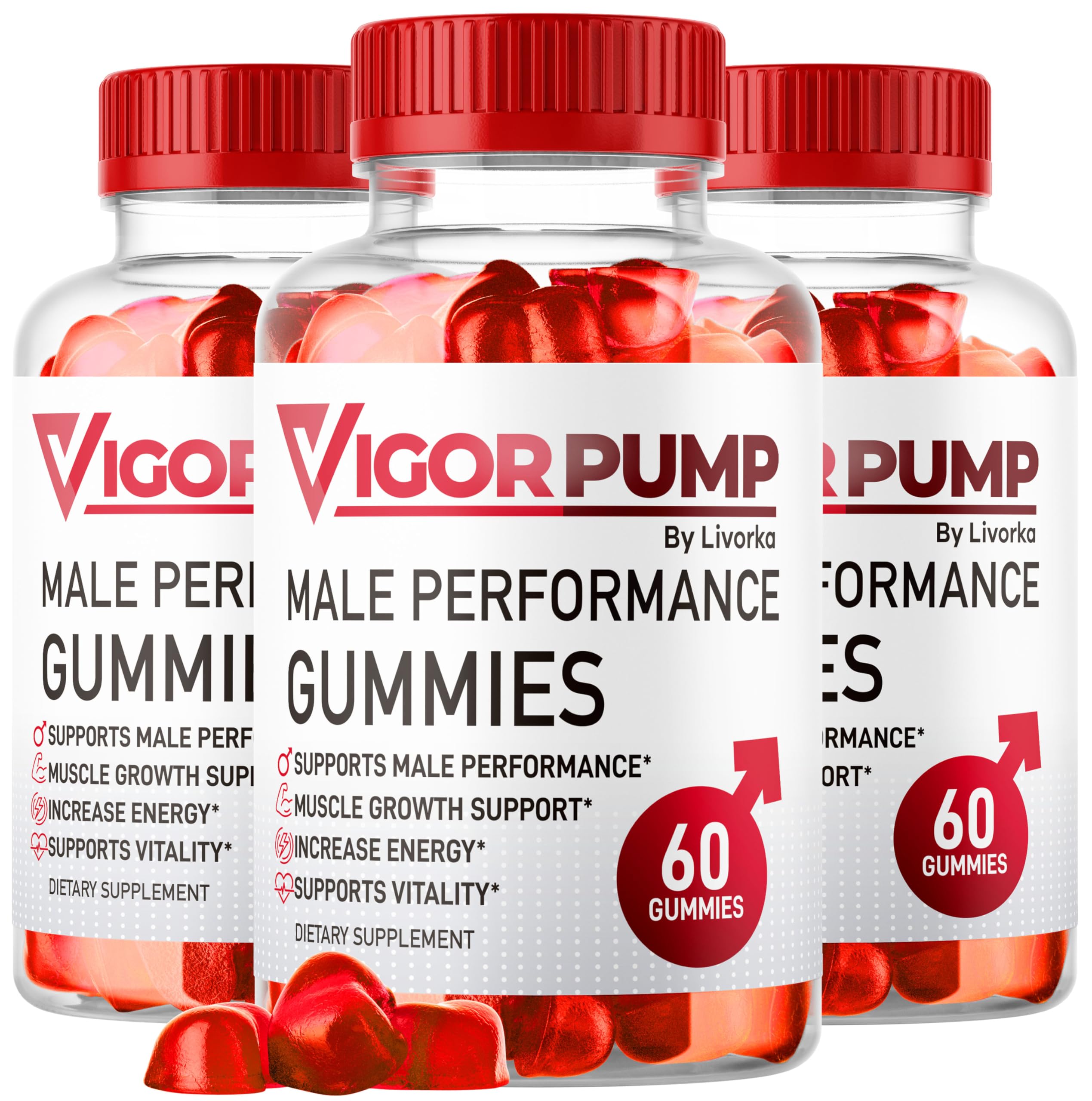 Amazon.com: (3 Pack) Vigor Pump Gummies - VigorPump Male Gummies, Advanced 2025 Formula ...