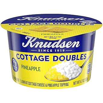 Amazon.com: Knudsen Cottage Doubles Lowfat Cottage Cheese & Pineapple ...