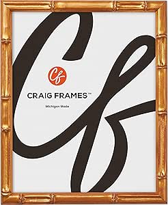 Amazon.com - Craig Frames Faux Bamboo, 16x28 Picture Frame, Vintage Gold
