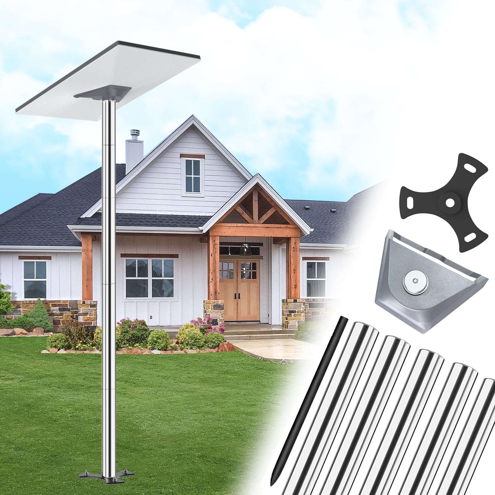 Amazon.com: Starlink Pole Mount Gen 3, 6.6ft Ground Starlink Mounting ...
