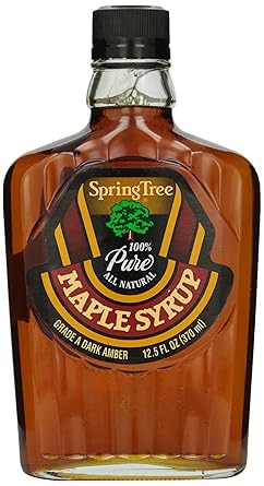 Amazon.com : Spring Tree Pure Maple Syrup, 12.5 oz : Everything Else