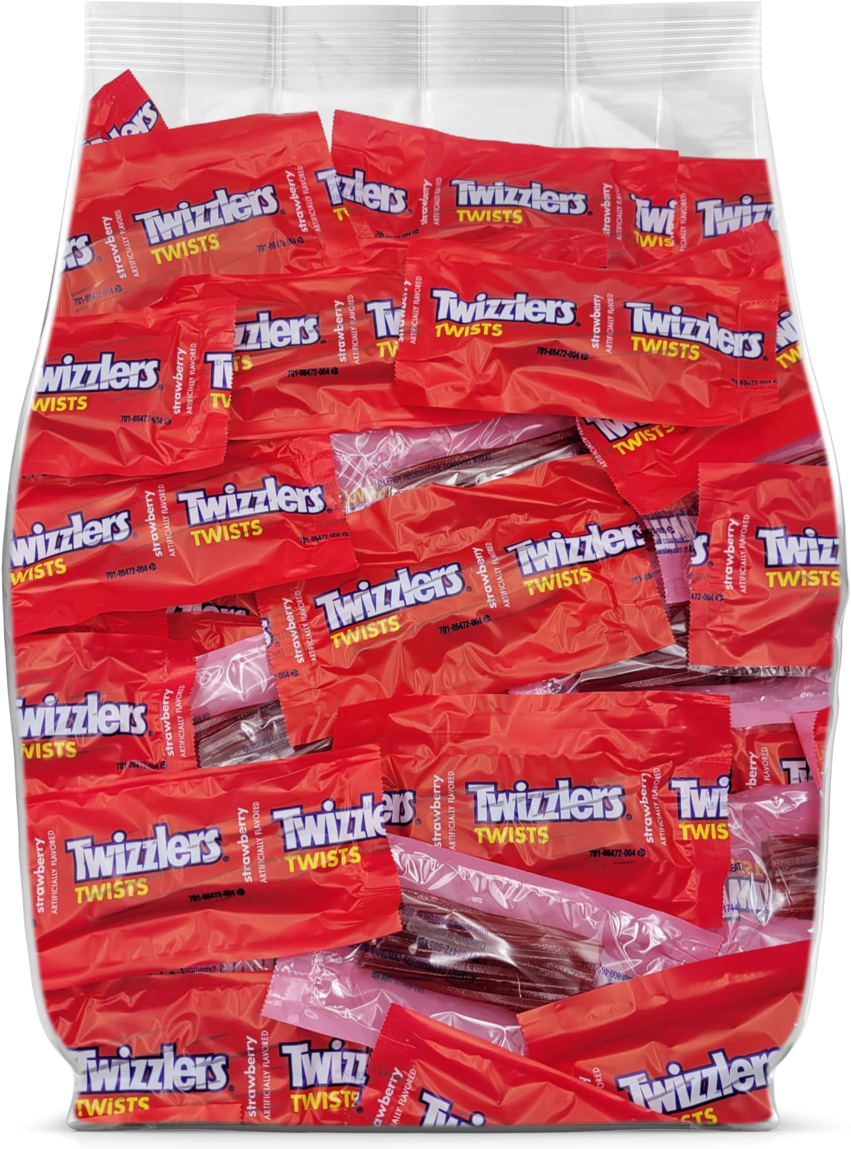 Amazon.com : Twizzlers Strawberry Licorice Candy - 95 Strawberry ...