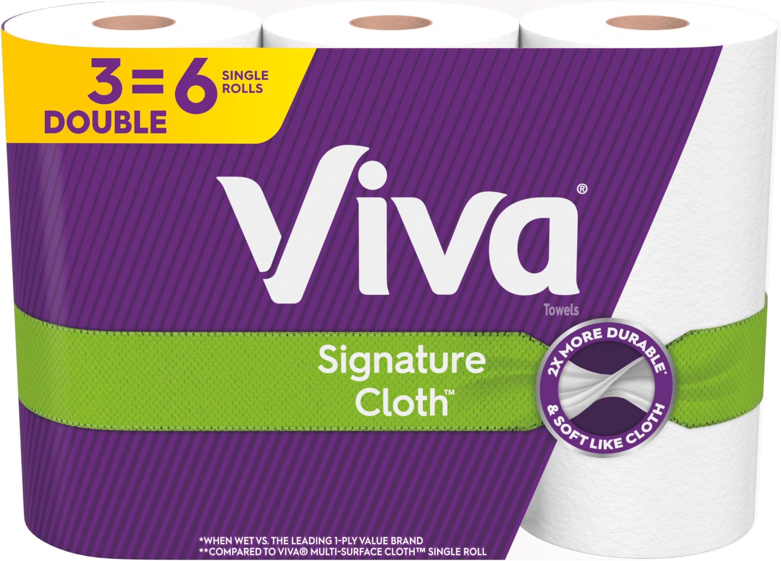 Amazon.com: Viva Signature Cloth Paper Towels, Choose-A-Sheet - 8 ...