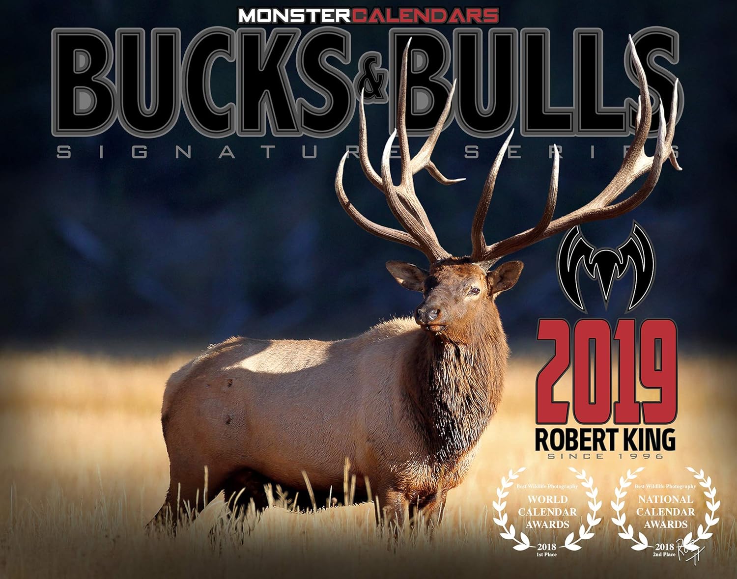 Amazon.com: 2019 Whitetail Mule Deer & Bull Elk Calendar by Monster ...