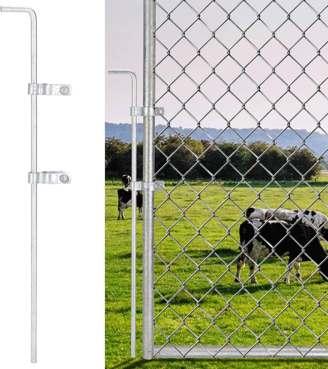 Amazon.com: Gate Drop Rod for Chain Link Fence, 32" x 1-5/8" Heavy Duty ...